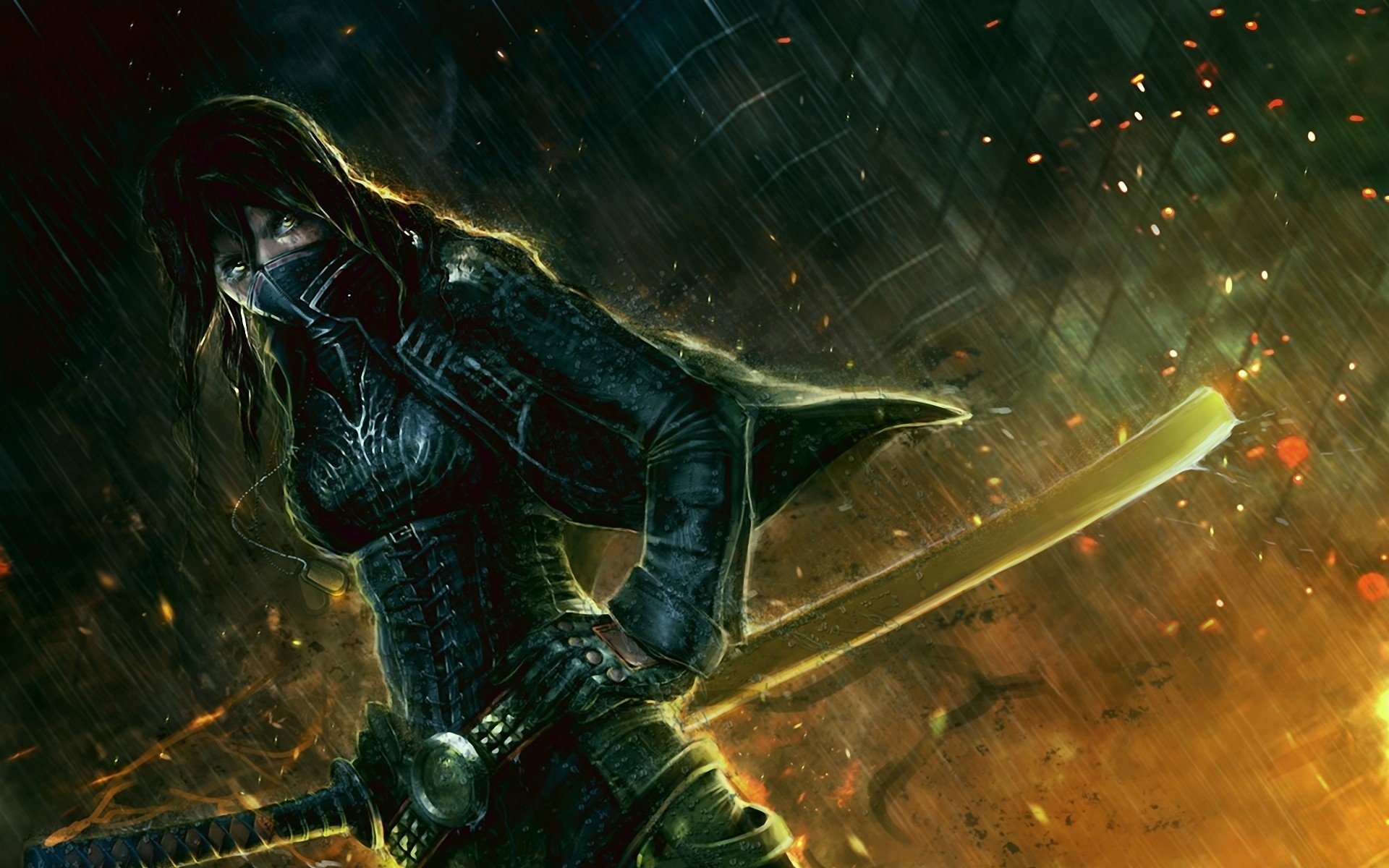 Epic Samurai Fantasy HD Wallpaper