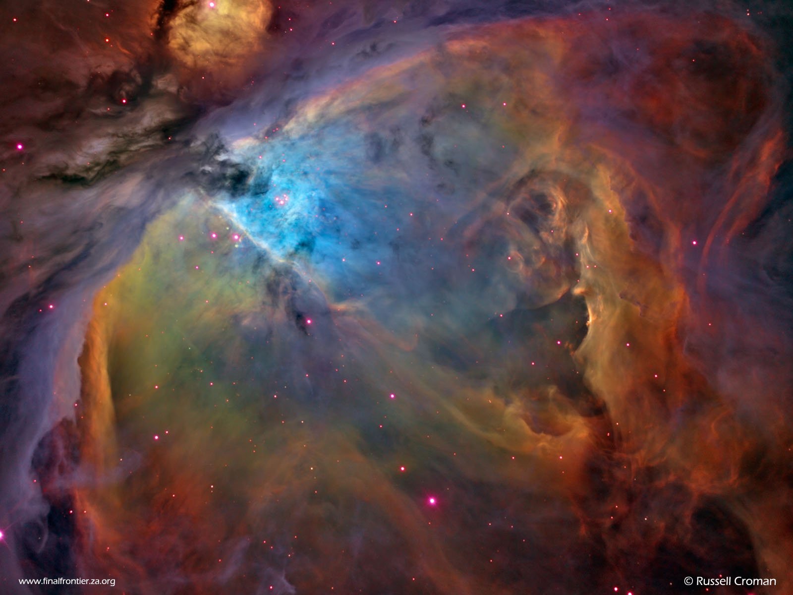 Cosmic Dreams: A Stunning Sci-Fi Nebula HD Wallpaper by Russell Croman