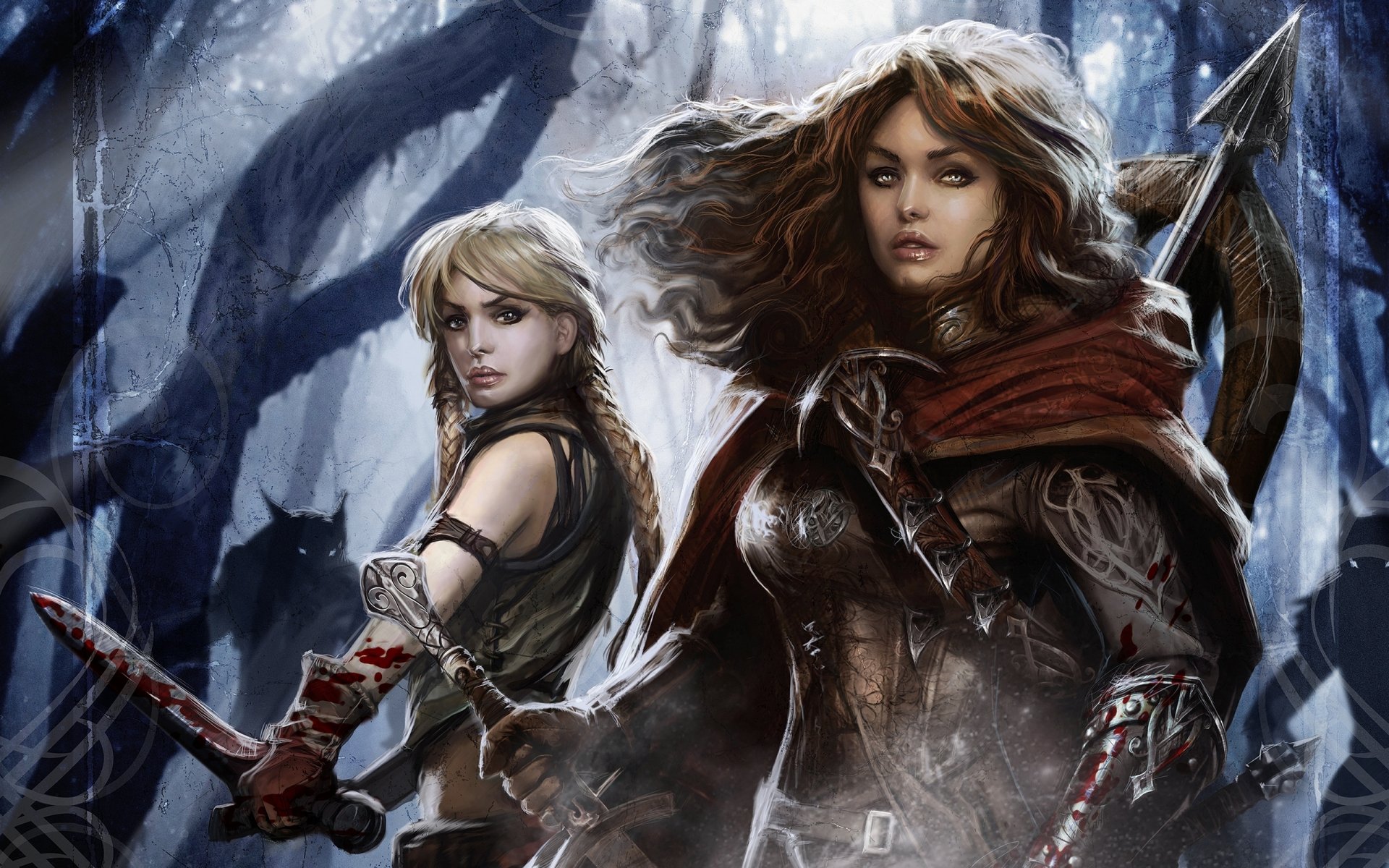 Fantasy Warriors: HD Wallpaper of Courageous Women by Dave Wilkins ...