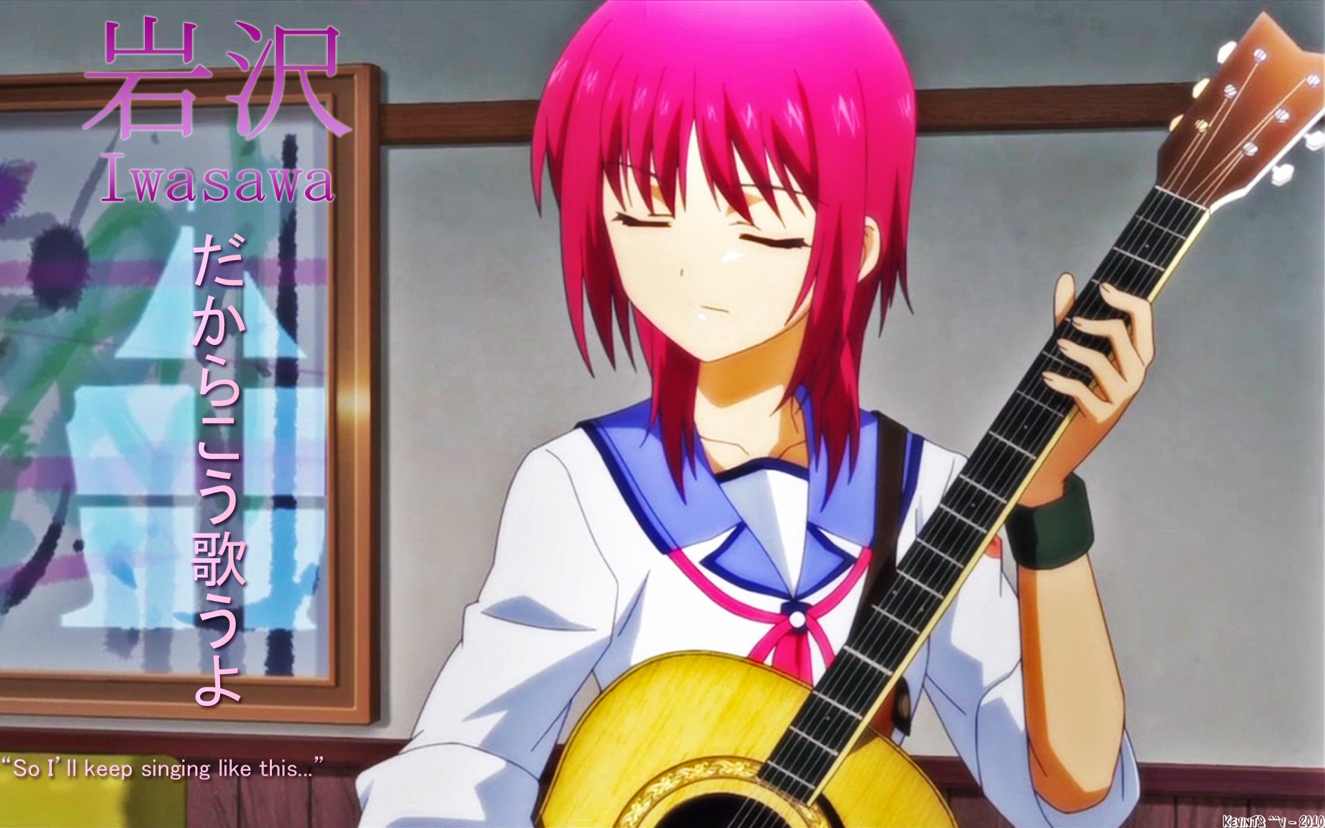 Masami Iwasawa HD Wallpaper from Angel Beats!