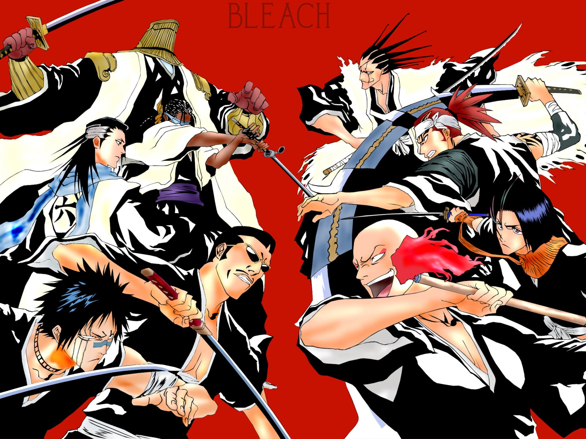Download Sajin Komamura Hisagi Shūhei Byakuya Kuchiki Kaname Tosen ...