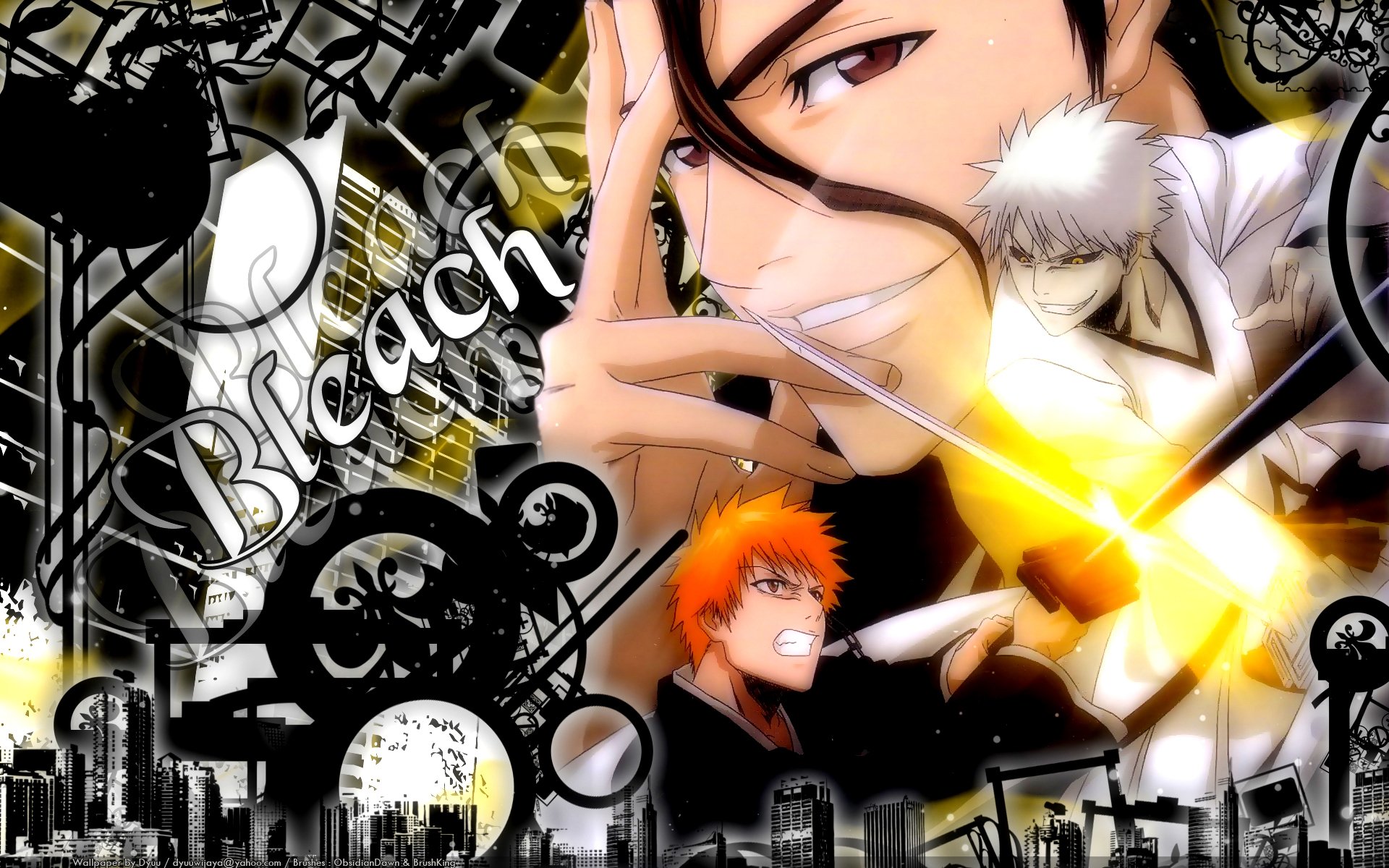 Bleach HD Wallpaper — Aizen & Ichigo: Clash of Souls | 1920x1200 ...