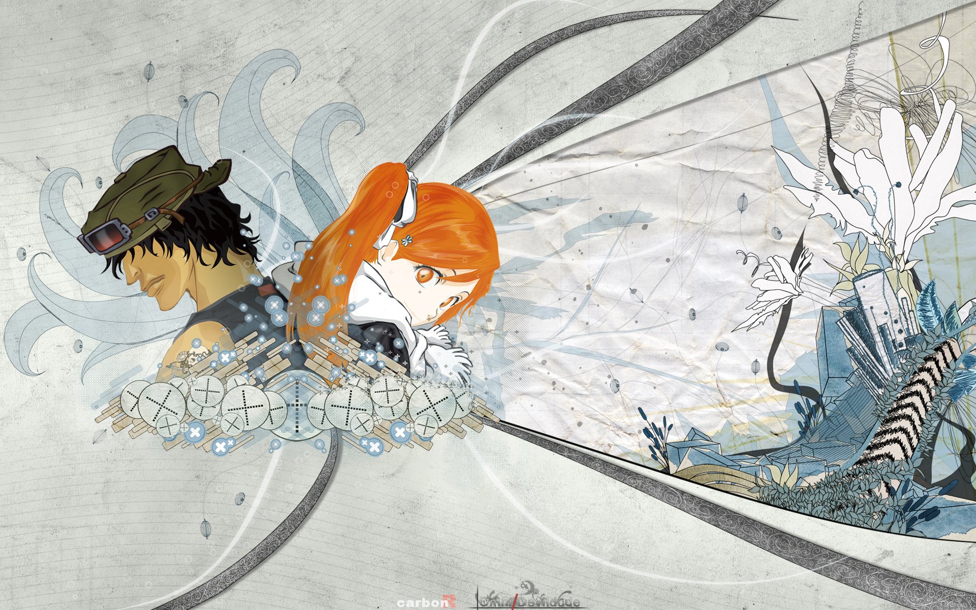 Download Yasutora Sado Orihime Inoue Anime Bleach HD Wallpaper