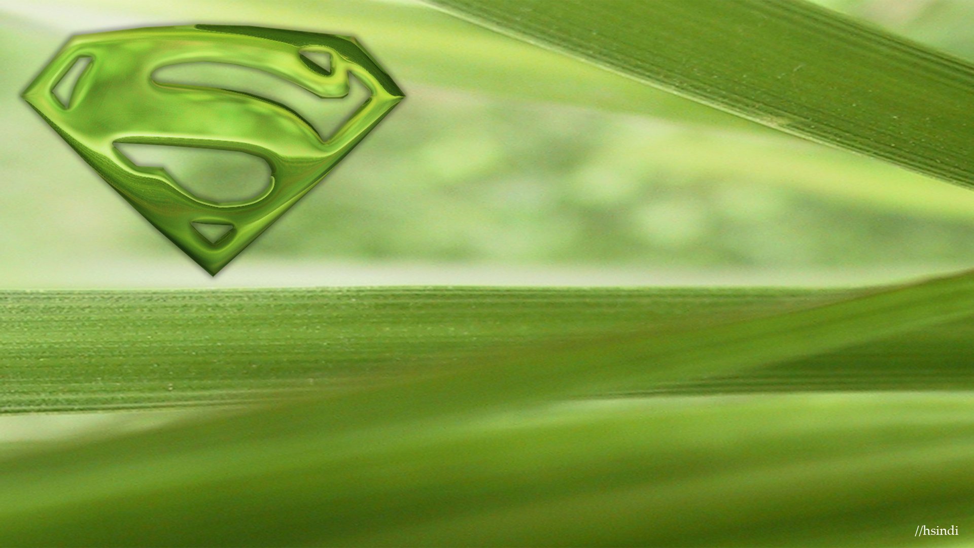 Green Superman Logo HD Wallpaper - Iconic Comic Hero Design | 1920x1080 ...