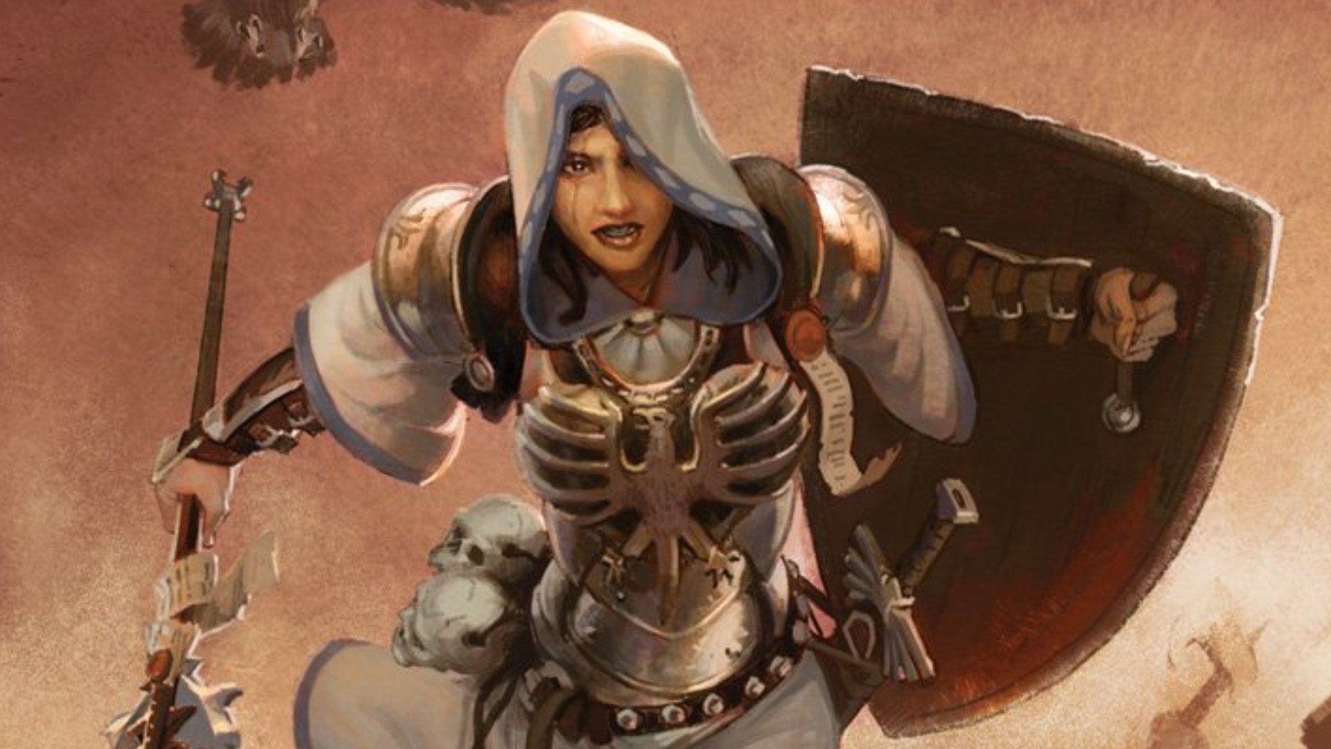 Heroic Woman Warrior in Stunning HD Wallpaper