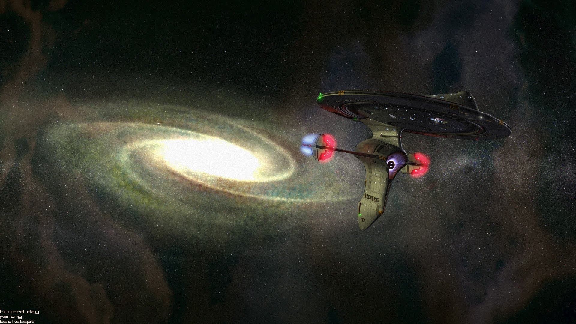 Epic Star Trek Spaceship Exploring a Stunning Galaxy | HD Sci-Fi ...