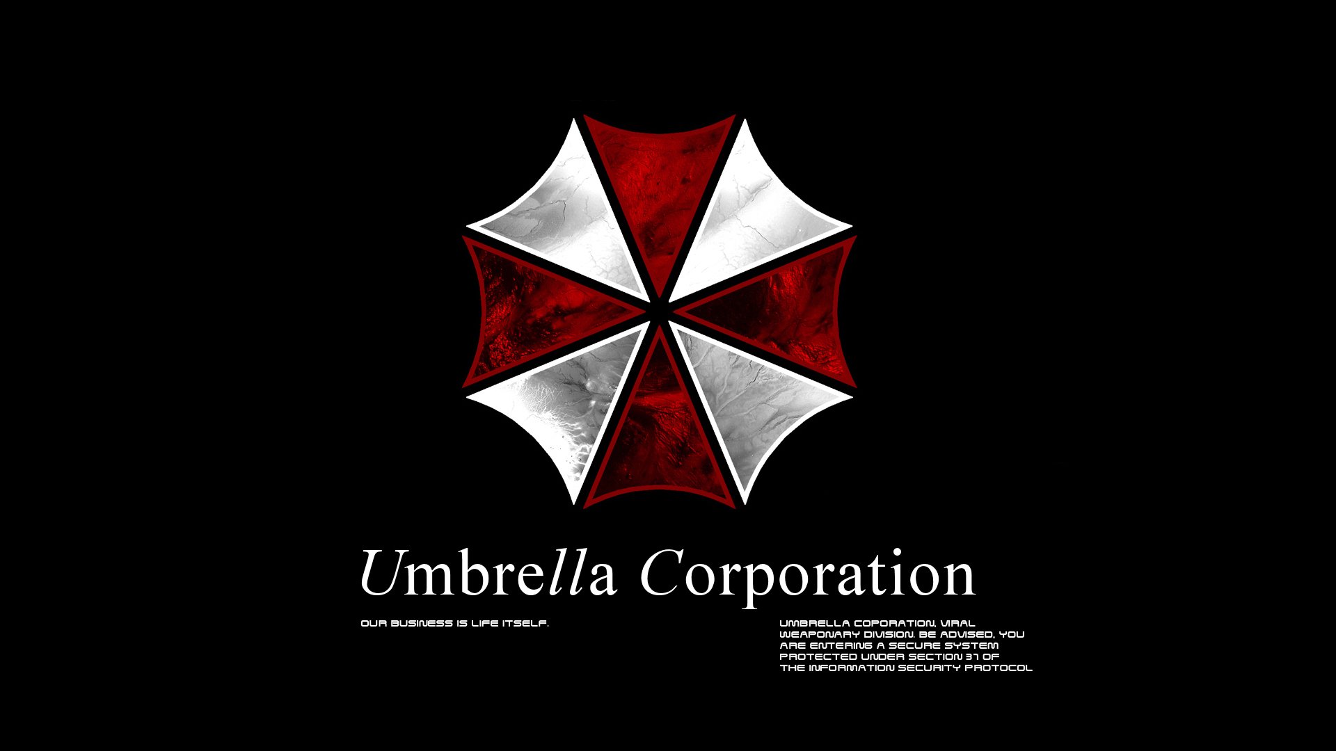 Resident Evil Umbrella Corporation HD Video Game Wallpaper