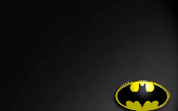 HD Batman Logo in Red - A Striking DC Comics Wallpaper