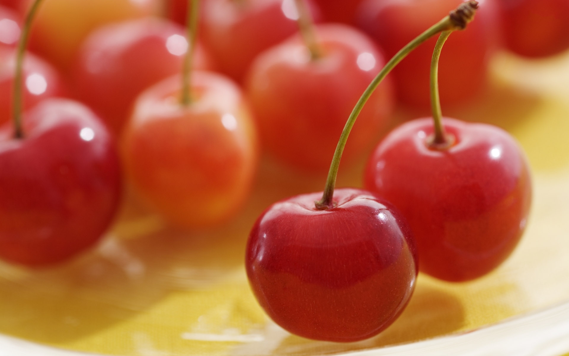 Download Food Cherry HD Wallpaper