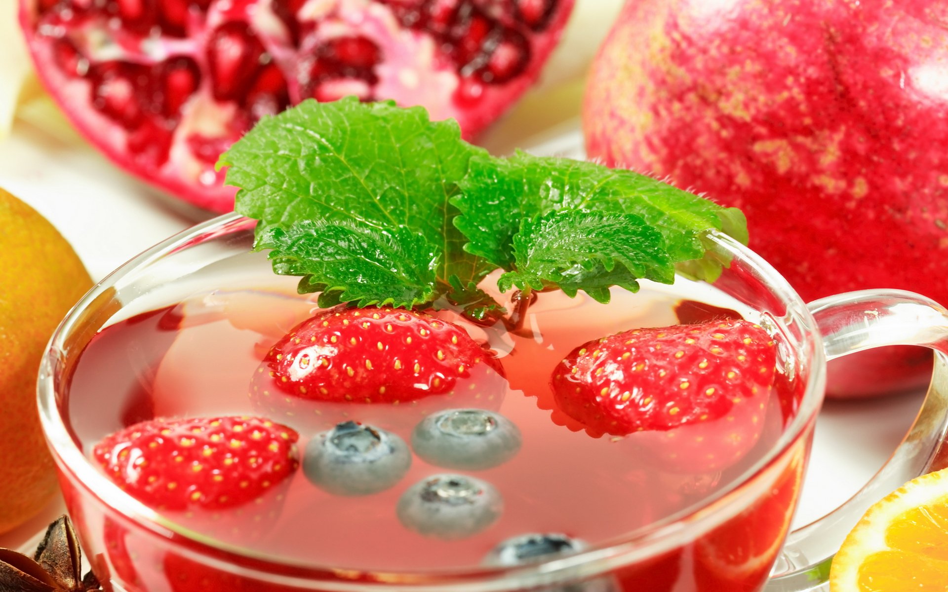 Download Berry Food Tea HD Wallpaper