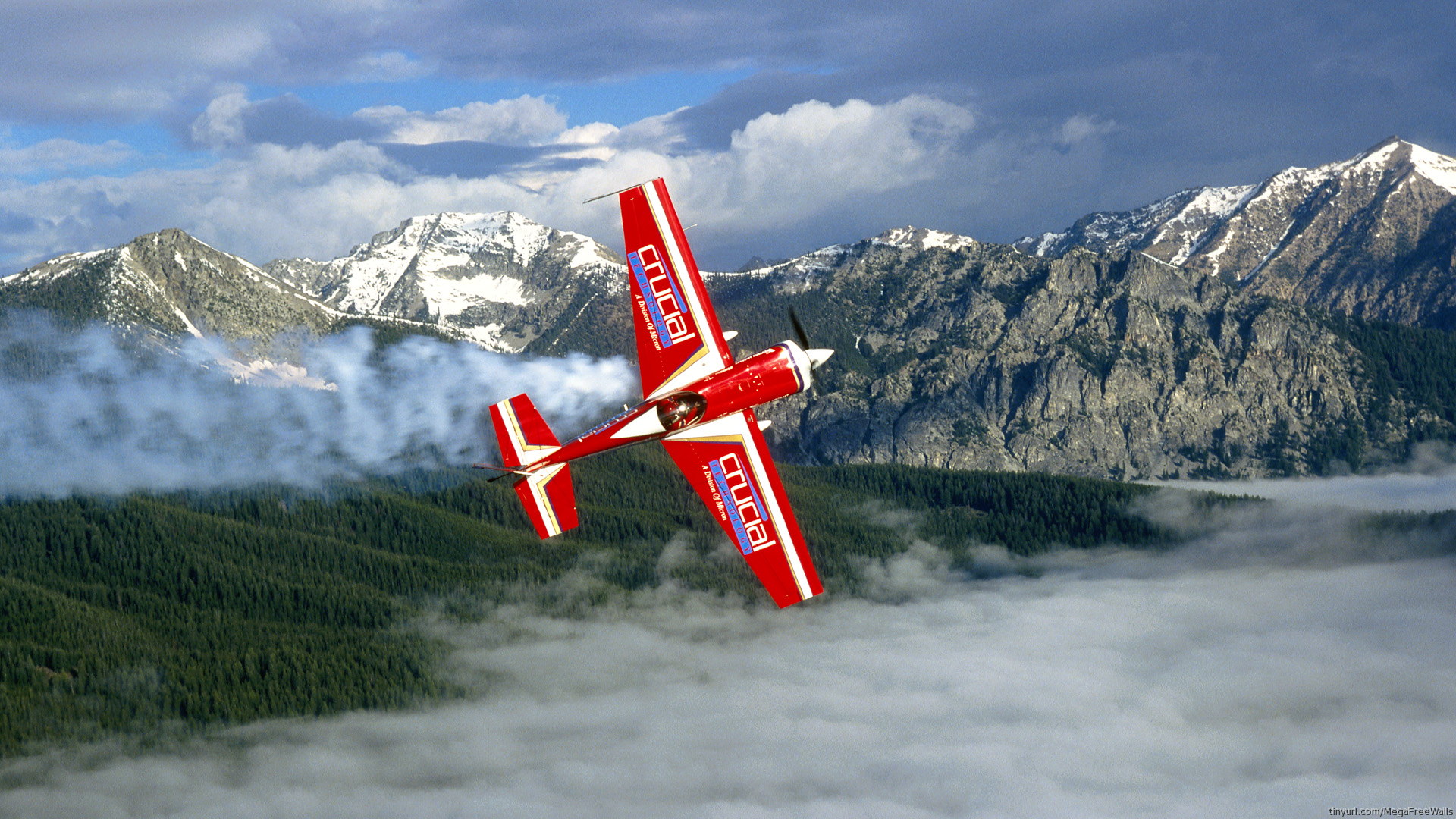 Download Mountain Vehicle Aircraft HD Wallpaper