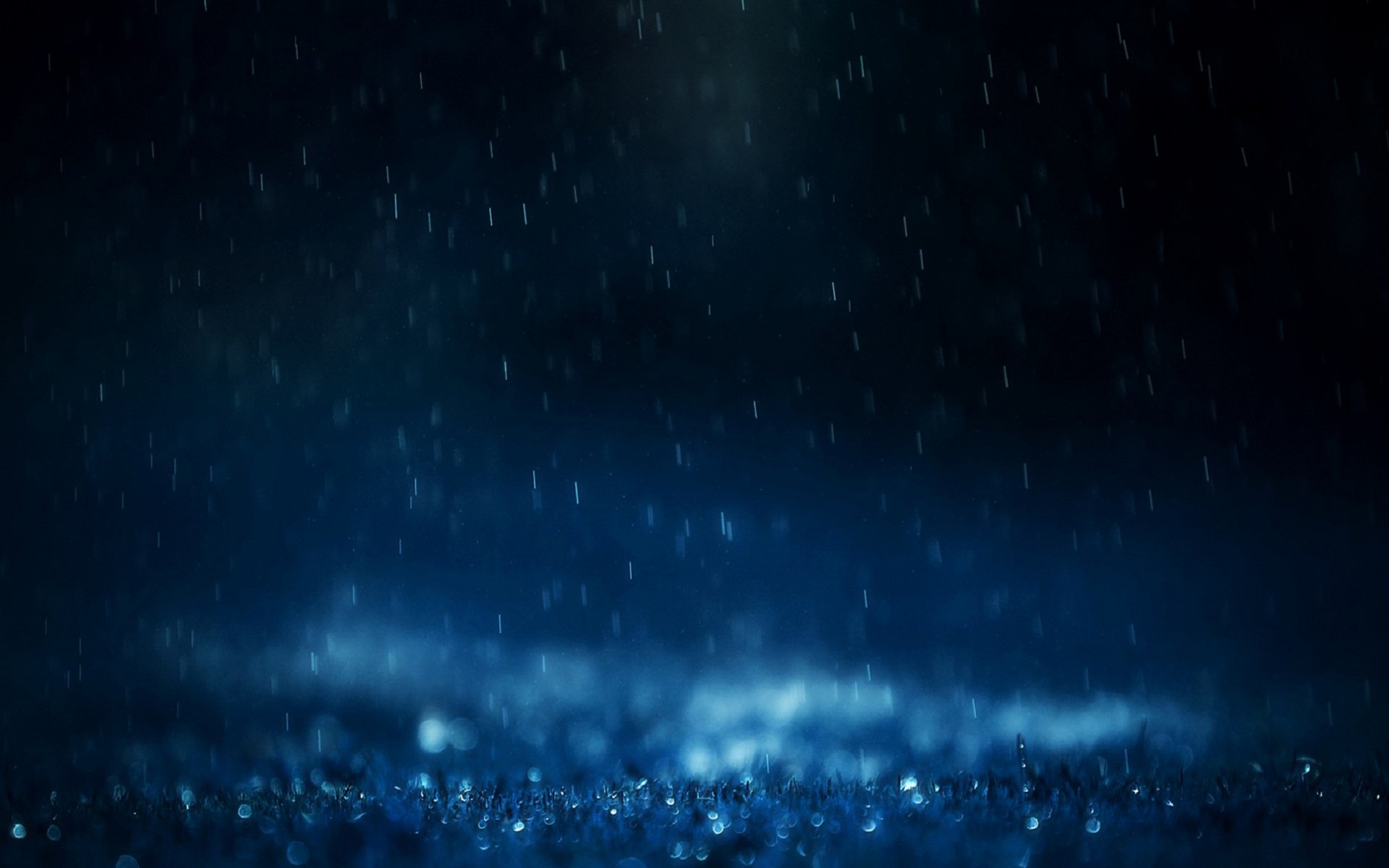 Night Rain HD Wallpaper