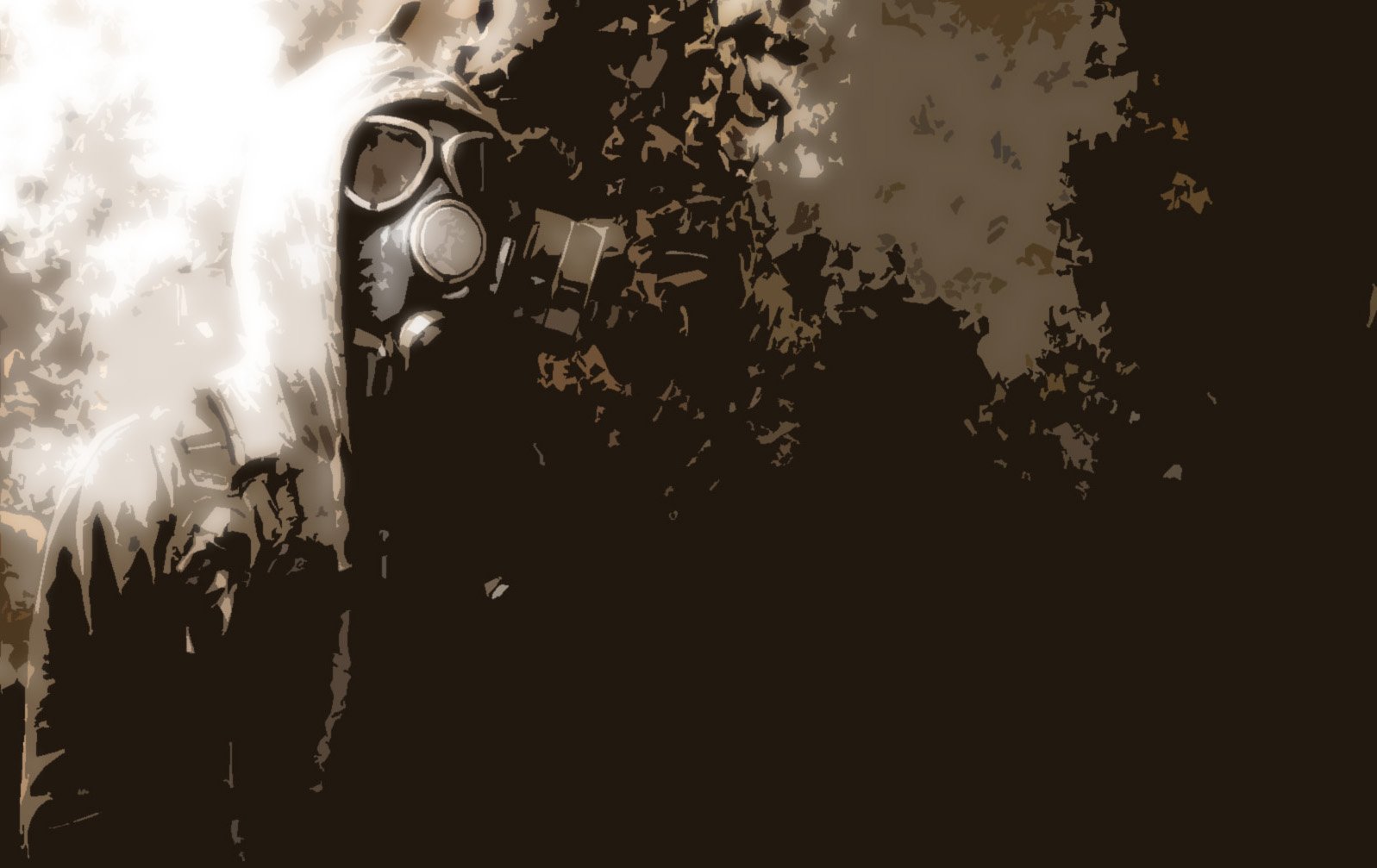 Military Masked Defender: HD Gas Mask Soldier Wallpaper | 1597x1007 ...