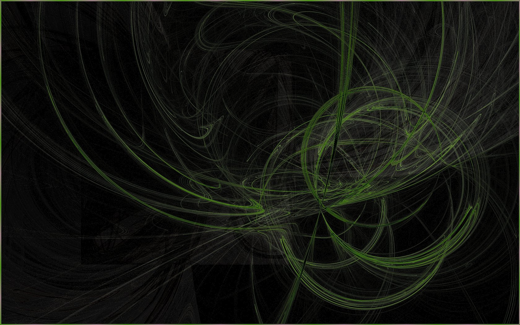 Abstract Green CGI Texture: Dynamic Shapes HD Wallpaper