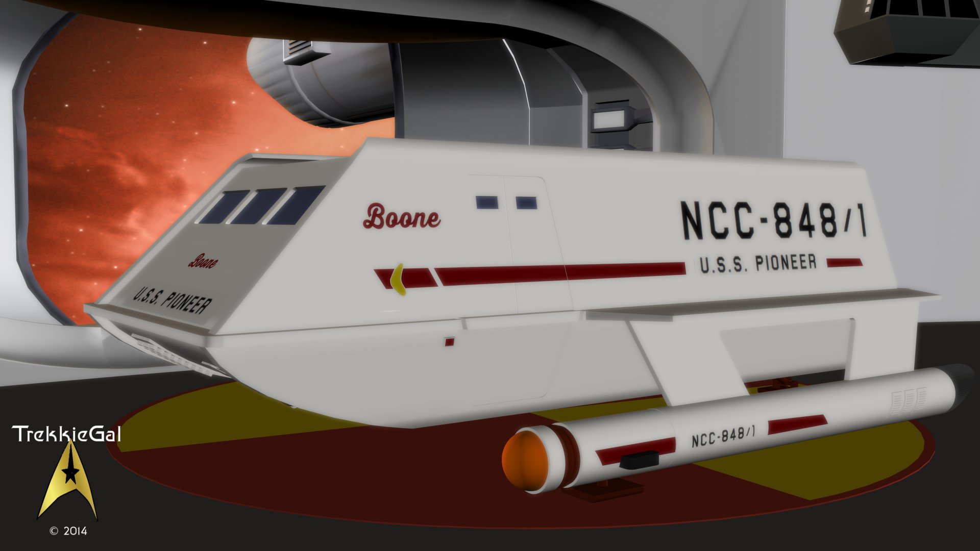 Shuttlecraft by TrekkieGal
