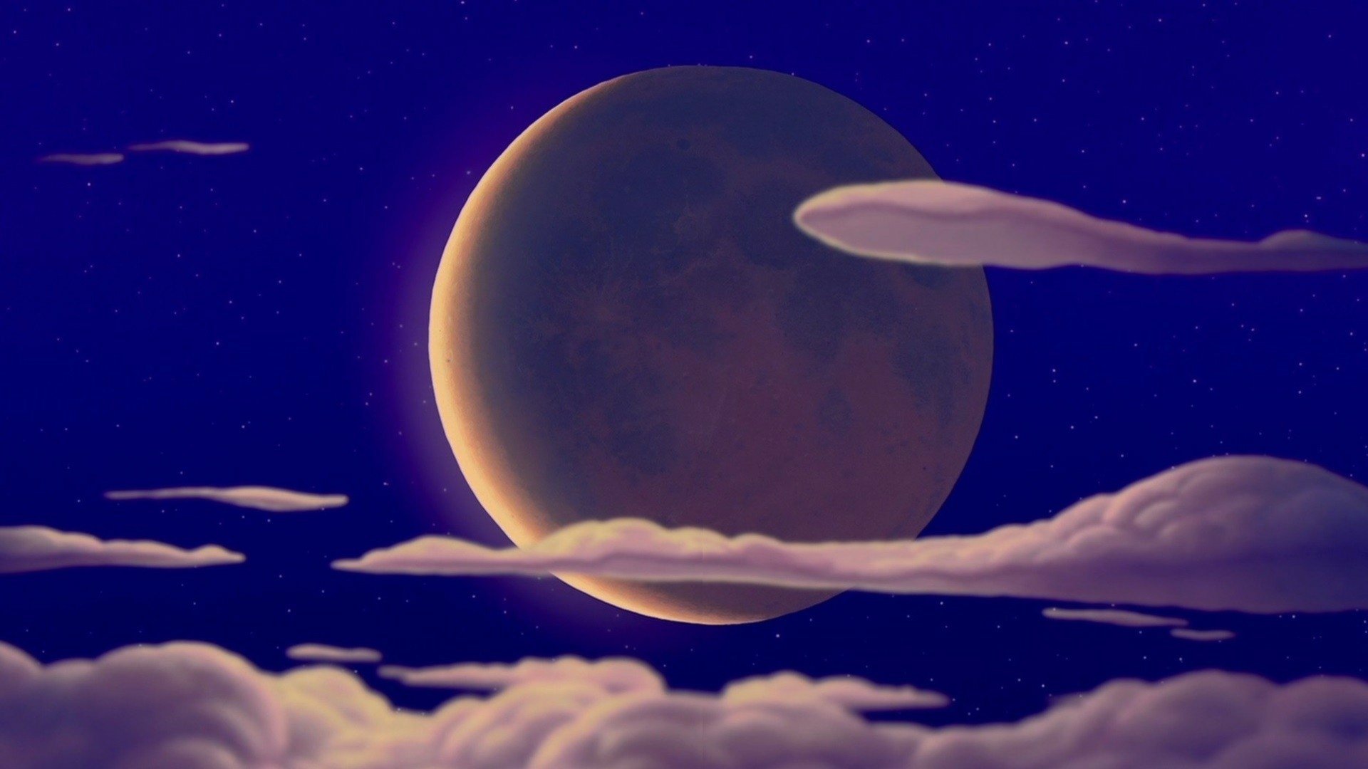 Aladdin (1992) HD Wallpaper: Enchanted Moonlit Sky Scene