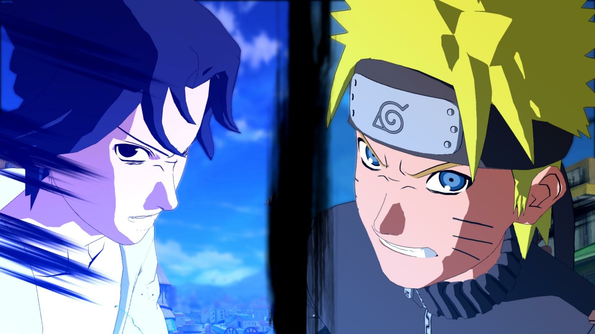 Epic HD Clash: Sasuke vs Naruto - Ultimate Ninja Storm Revolution Wallpaper