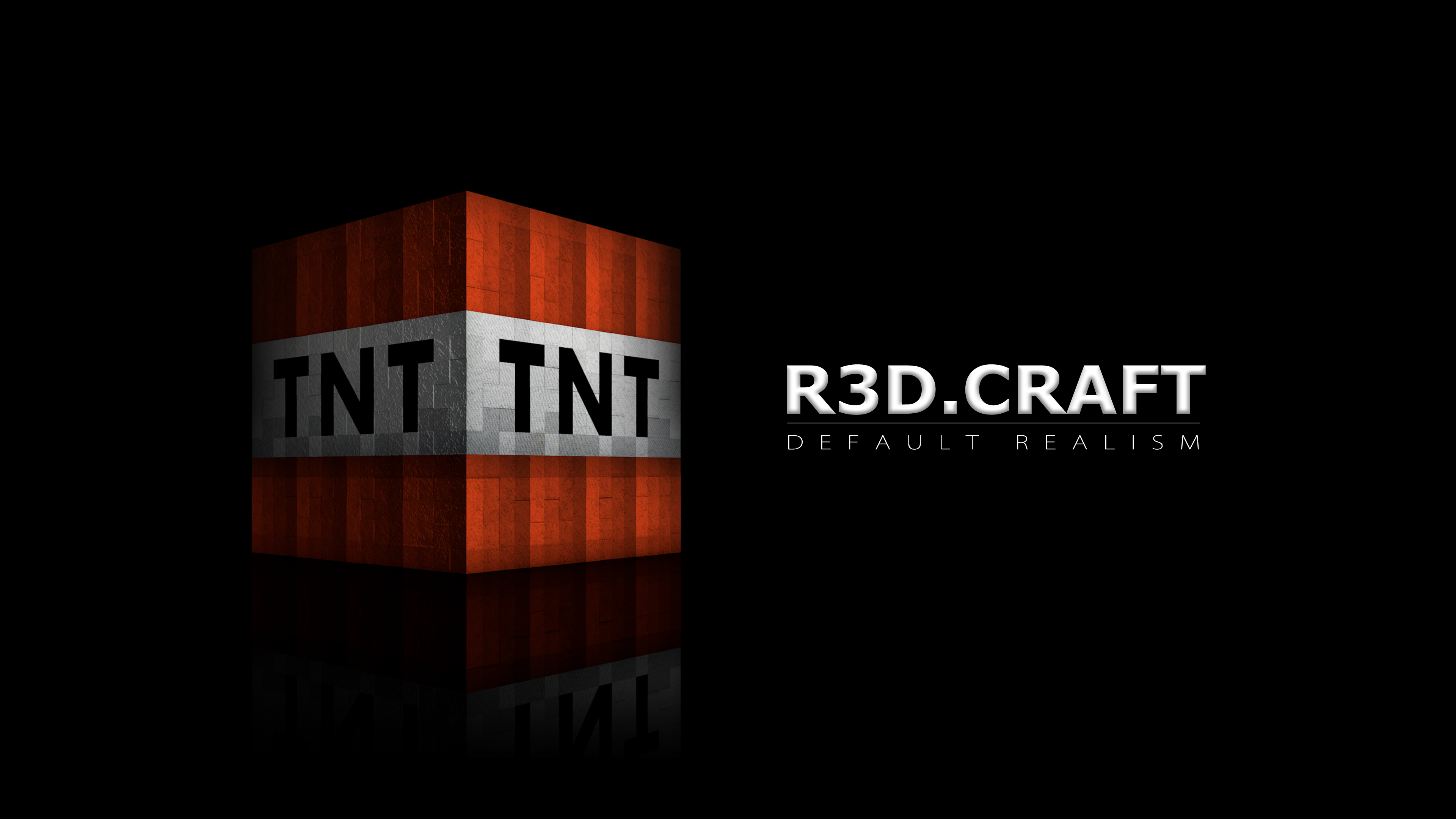 Minecraft TNT 4K Ultra HD Wallpaper: R3D.Craft Default Realism