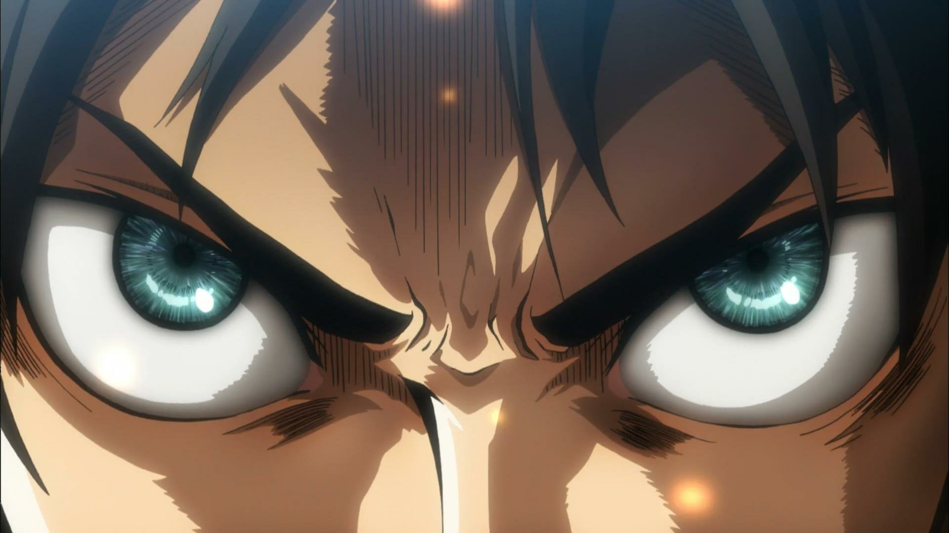 Eren Yeager Close-Up HD Wallpaper from Attack on Titan
