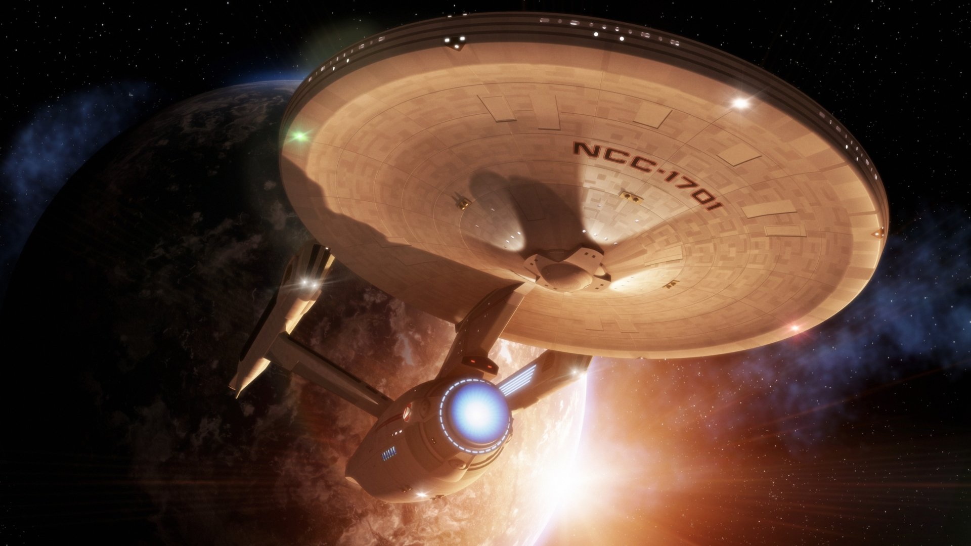Star Trek USS Enterprise NCC-1701 | Stunning 4K Ultra HD Sci-Fi Wallpaper