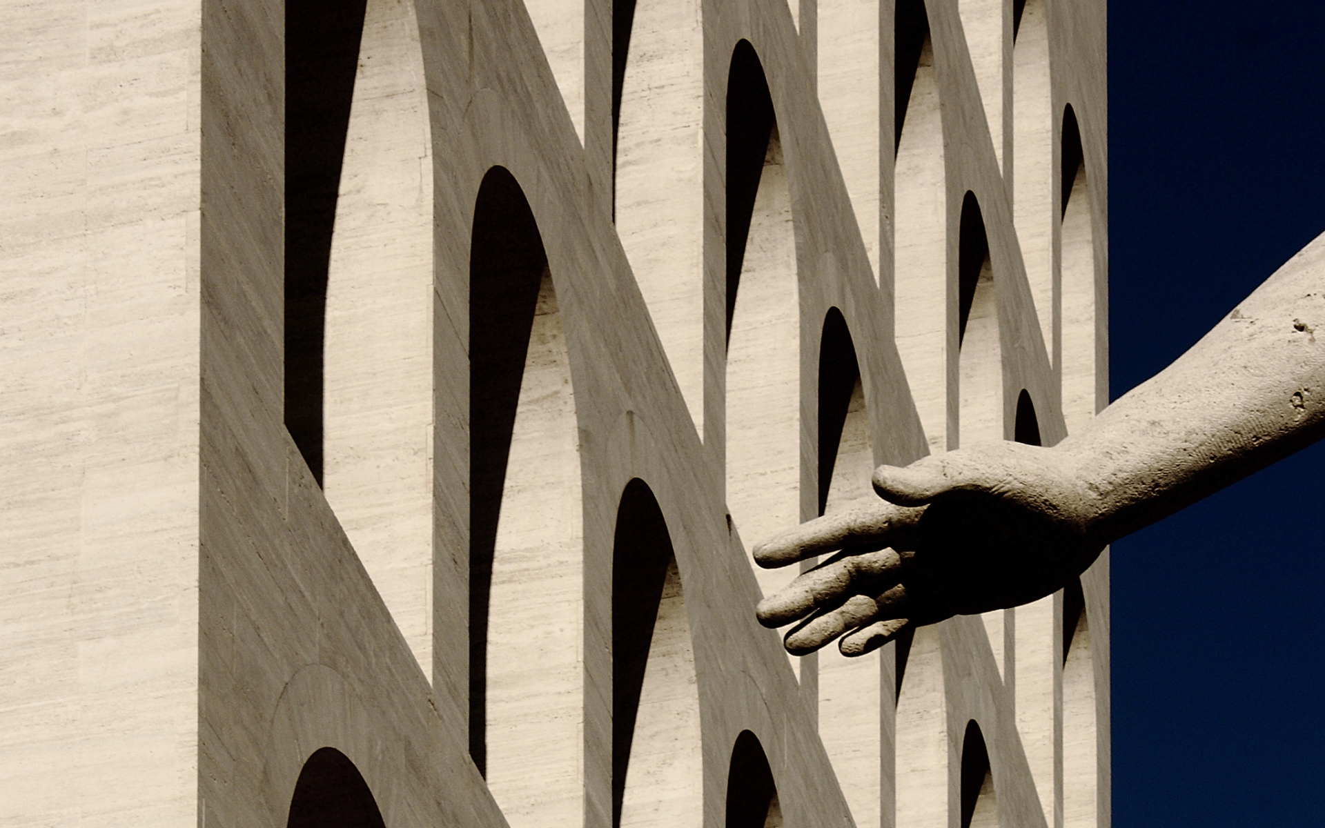 Man Made Square Colosseum HD Wallpaper