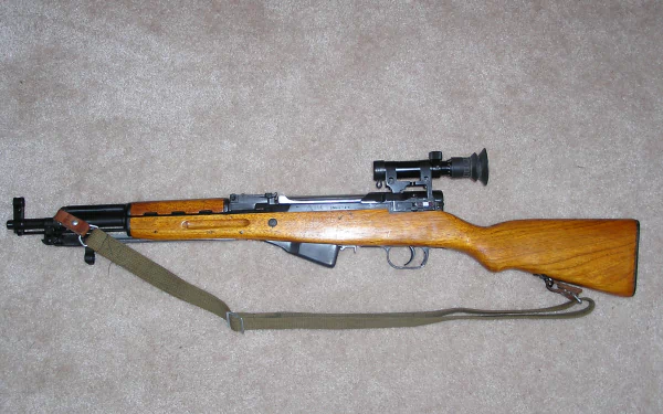 Download Man Made SKS Rifle HD Wallpaper