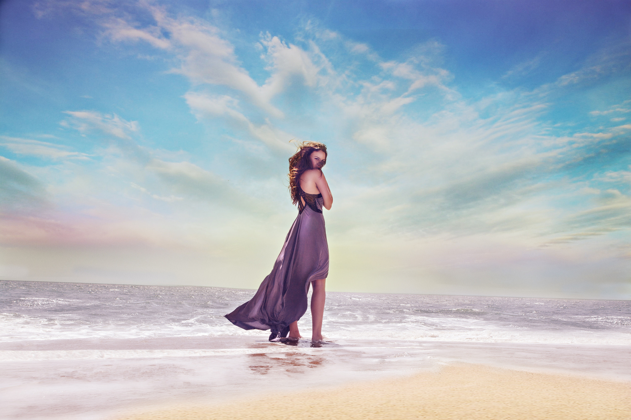 Download Woman Mood HD Wallpaper