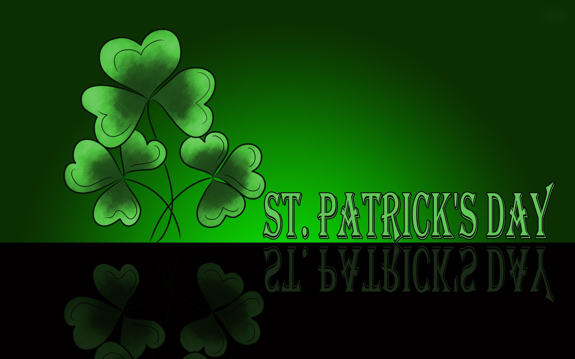 St. Patrick's Day Clover — 2K Quad HD Wallpaper | 2560x1600 | Wallpaper ...