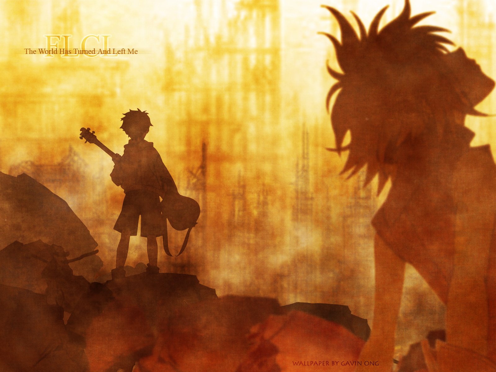 FLCL HD Wallpaper: Embrace the Anime Vibe