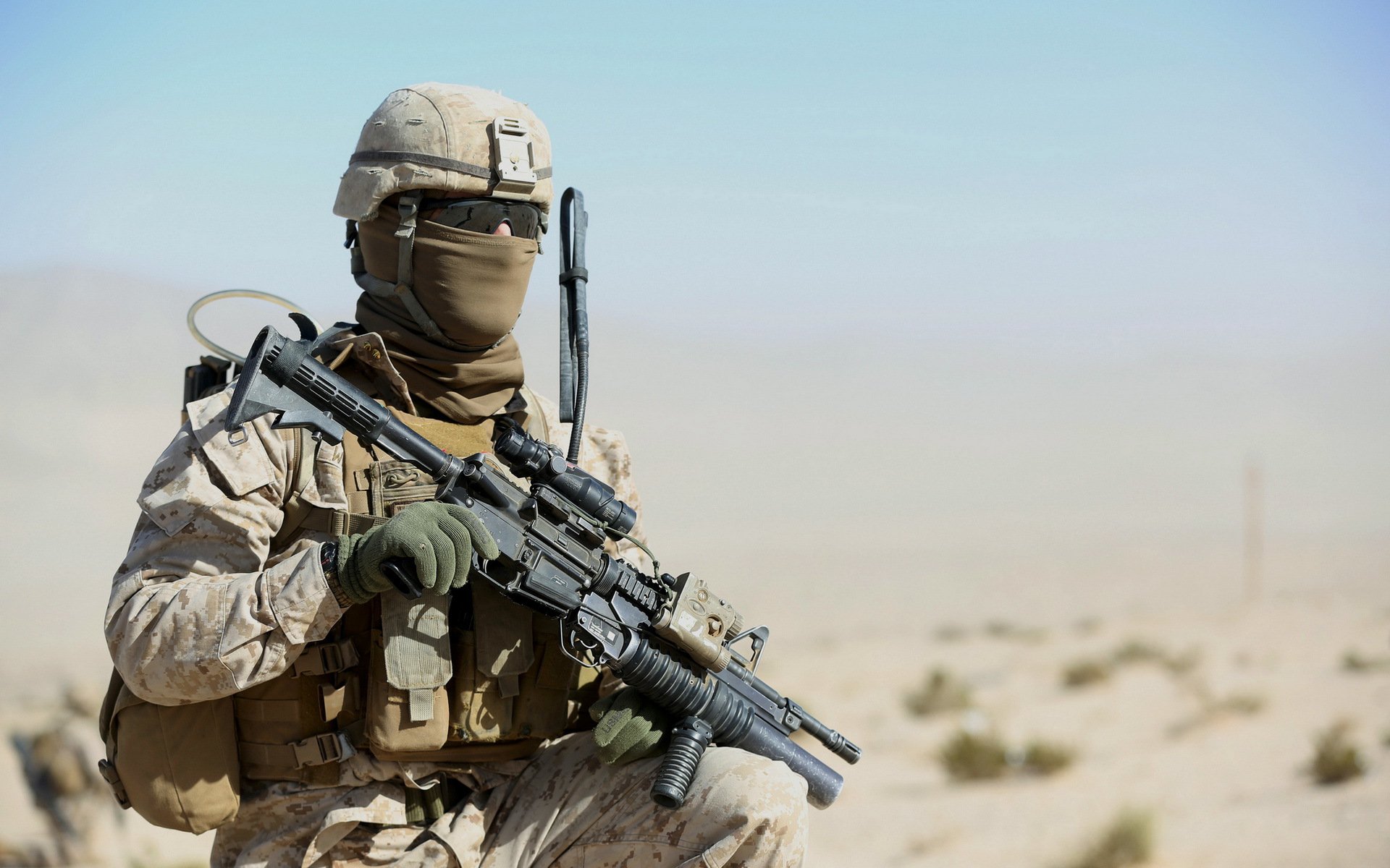 Download Military Soldier HD Wallpaper