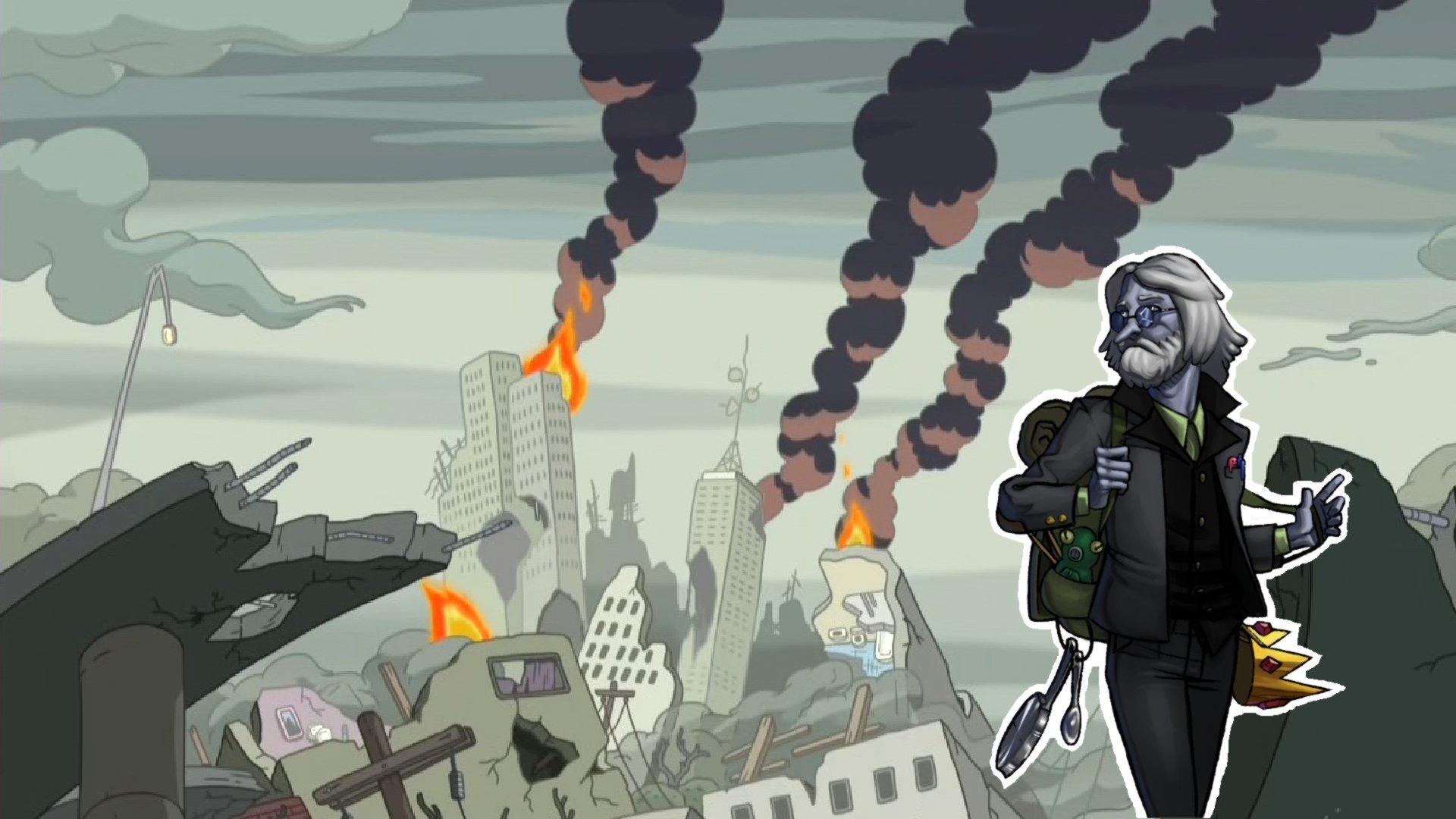 Adventure Time HD Wallpaper: A Post-Apocalyptic Journey