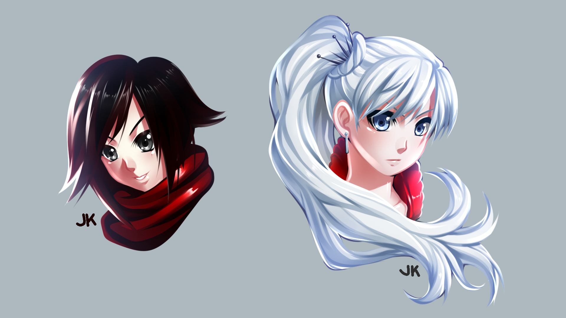 RWBY Duo: Weiss Schnee & Ruby Rose Anime HD Wallpaper by jadenkaiba ...