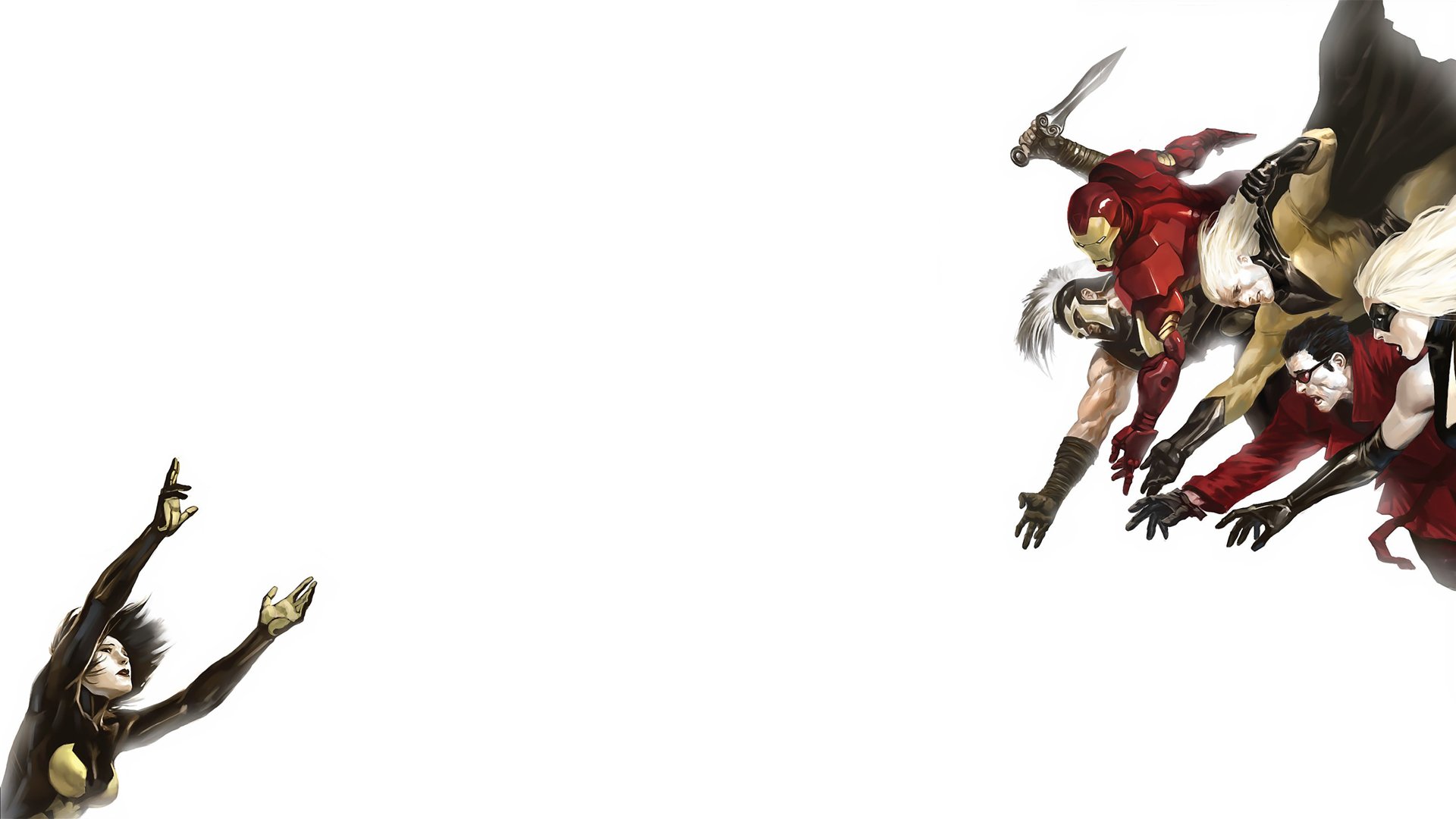 Download Iron Man Comic The Mighty Avengers HD Wallpaper | 1920x1080 ...