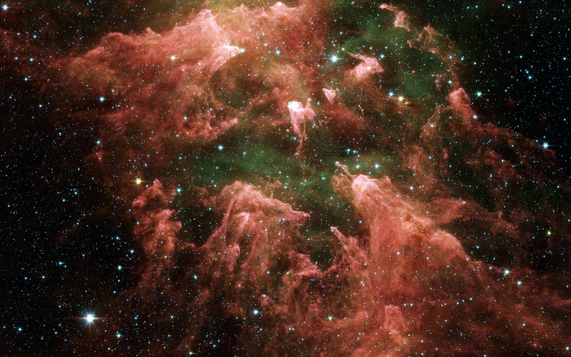 Orange Nebula: Sci-Fi Universe — 2K Quad HD Wallpaper | 2560x1600 ...