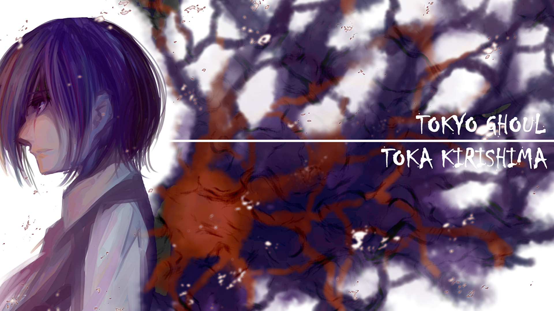 HD Wallpaper of Touka Kirishima from Tokyo Ghoul