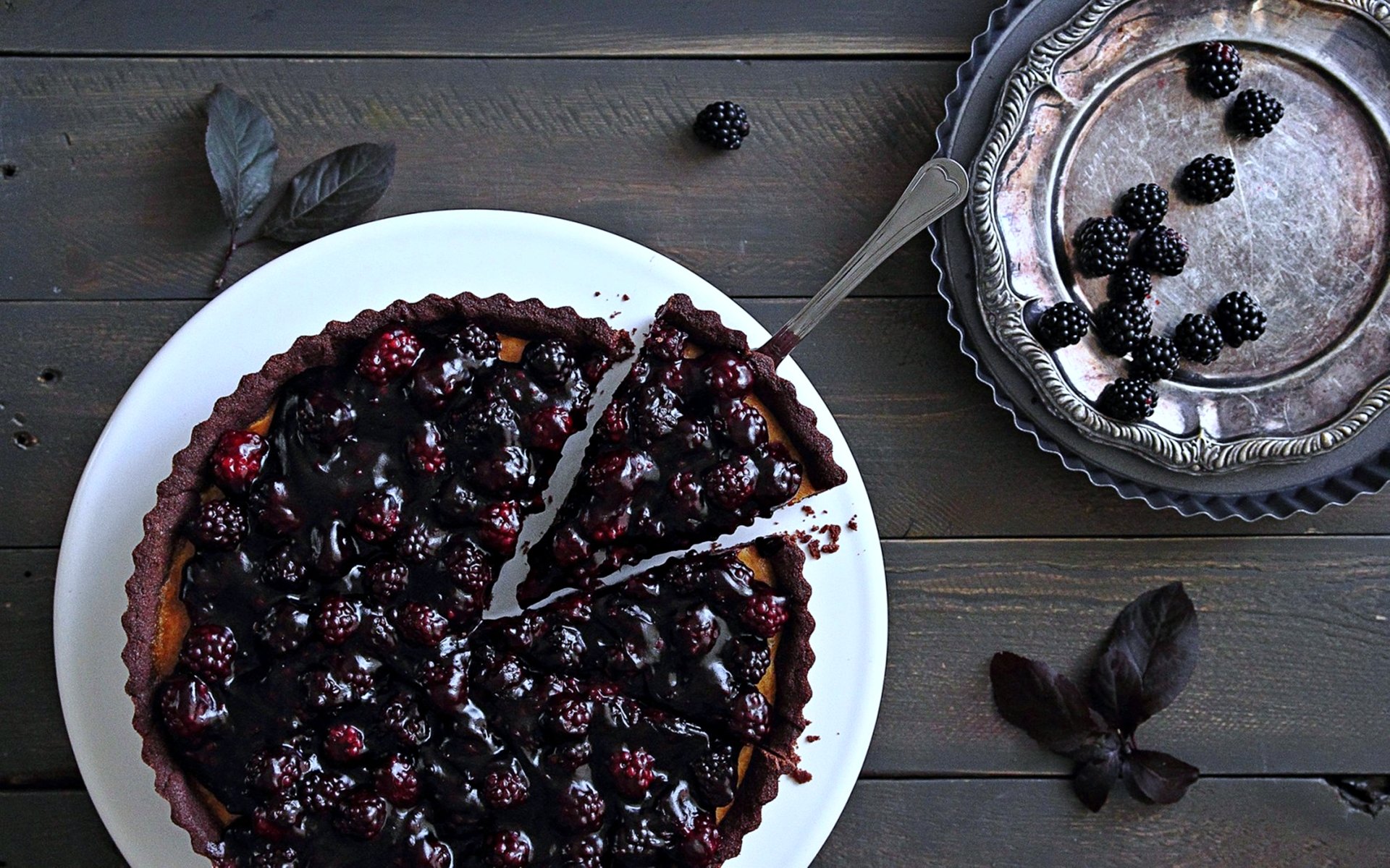 4K Ultra HD Blackberry Tart — Berry Dessert Wallpaper | 3840x2400 ...