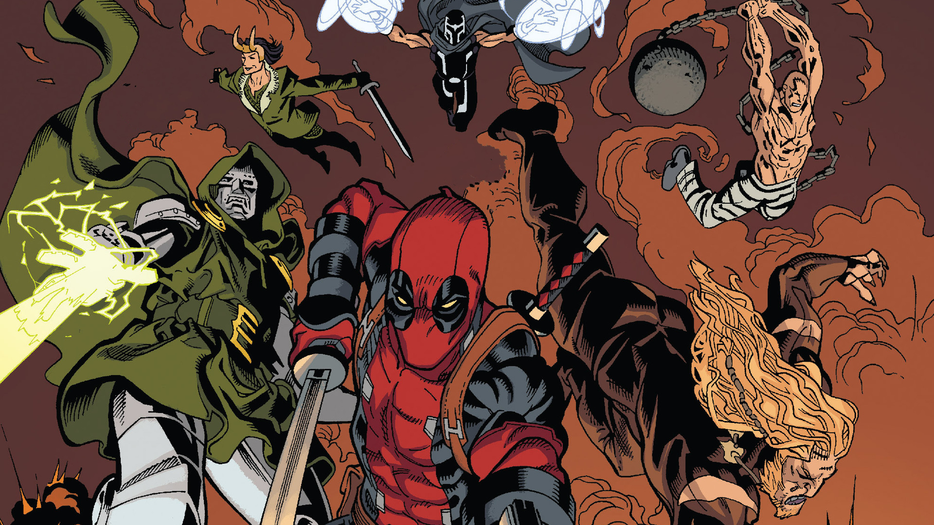 Download Comic Deadpool HD Wallpaper