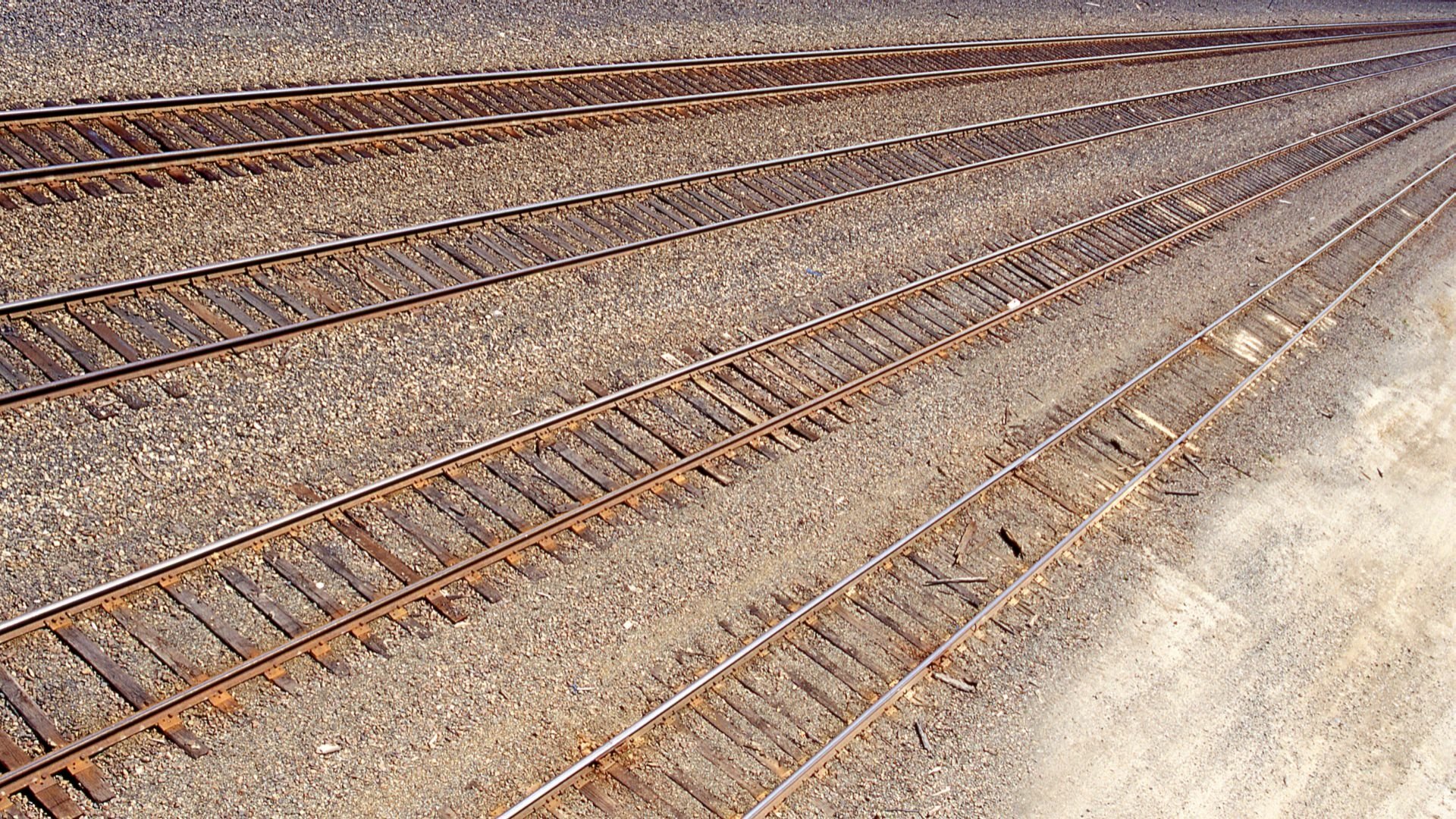 Man Made Railroad HD Wallpaper