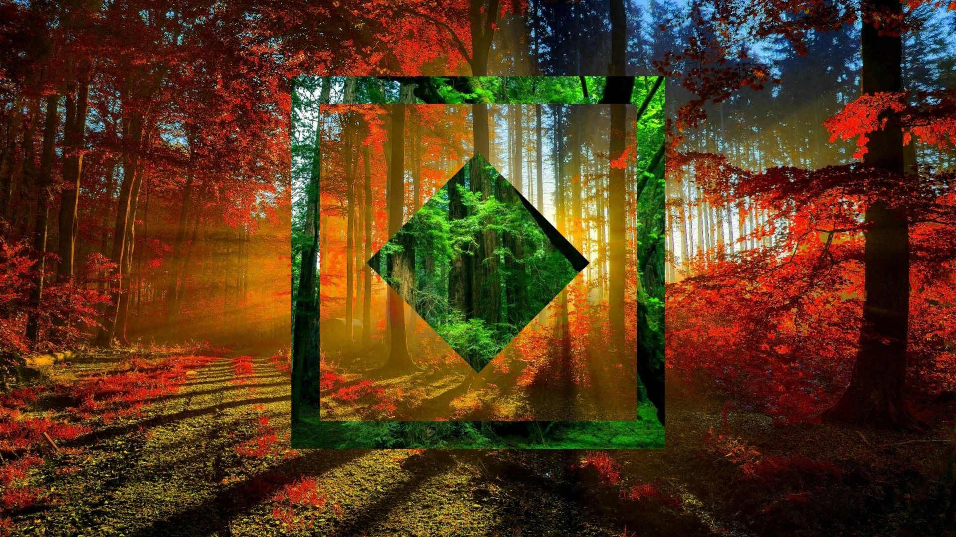 Download Artistic Polyscape HD Wallpaper