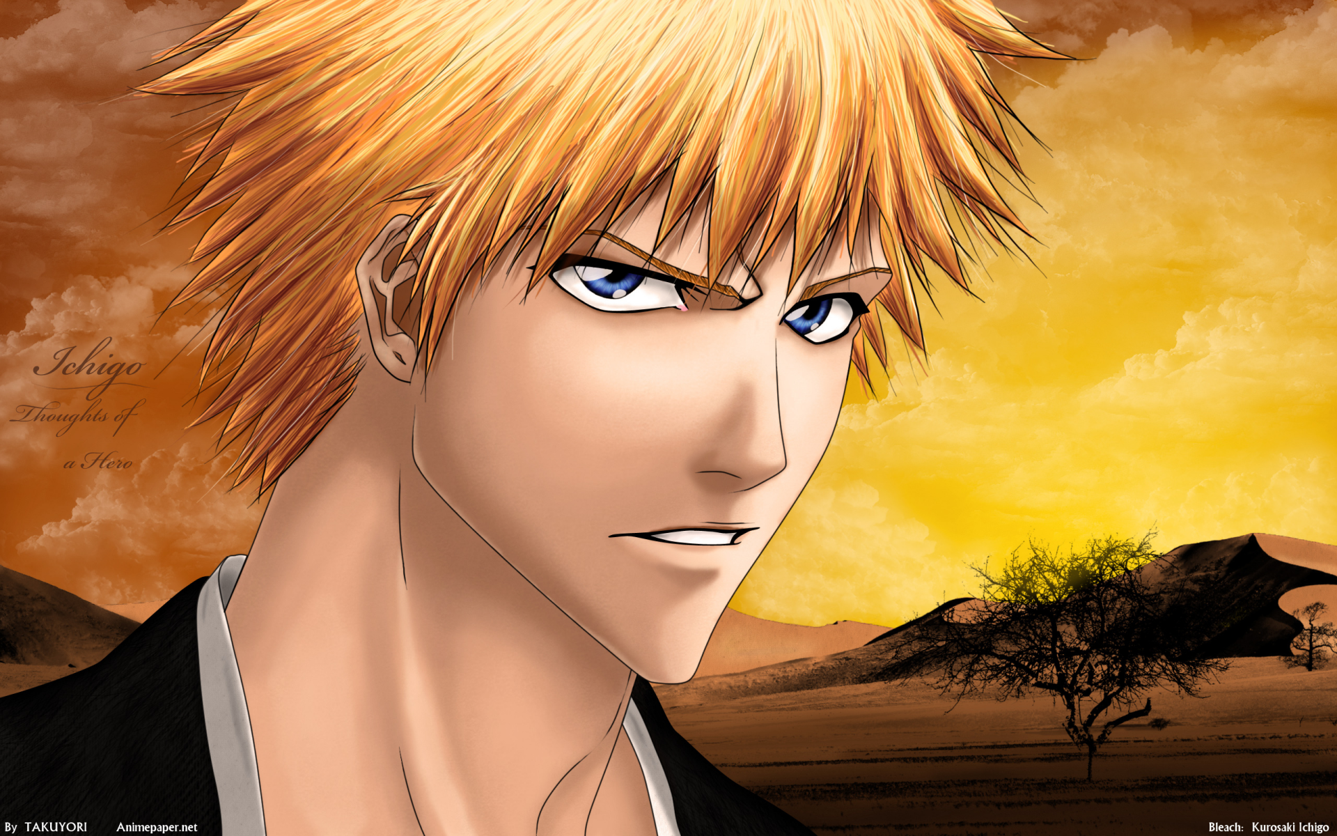 Ichigo Kurosaki — Bleach 2K Quad HD Wallpaper: Desert Resolve