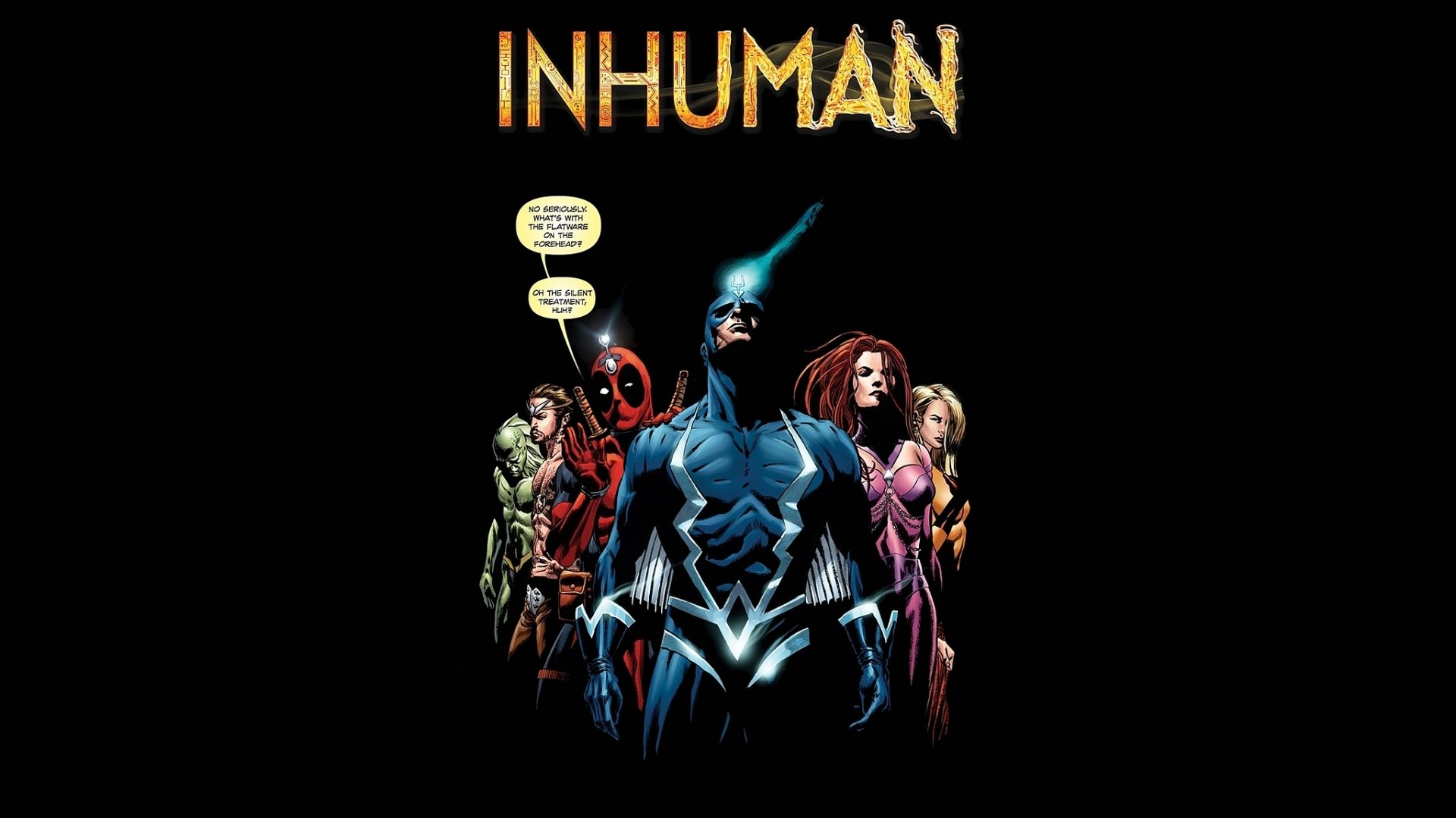 Inhuman Heroes: HD Comic Epic Wallpaper