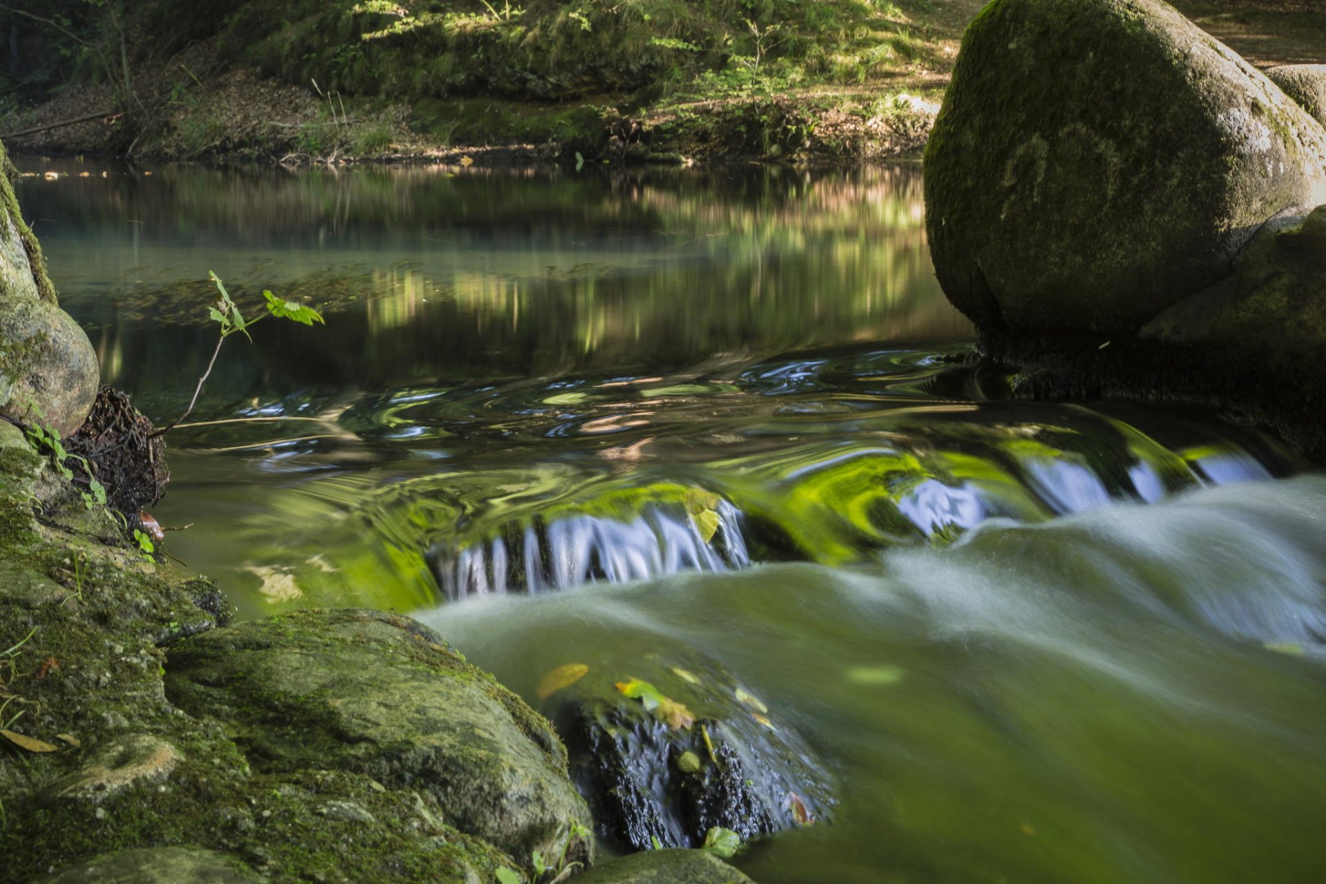 Download Water Nature Stream HD Wallpaper by Leif Lønda | 2048x1365 ...