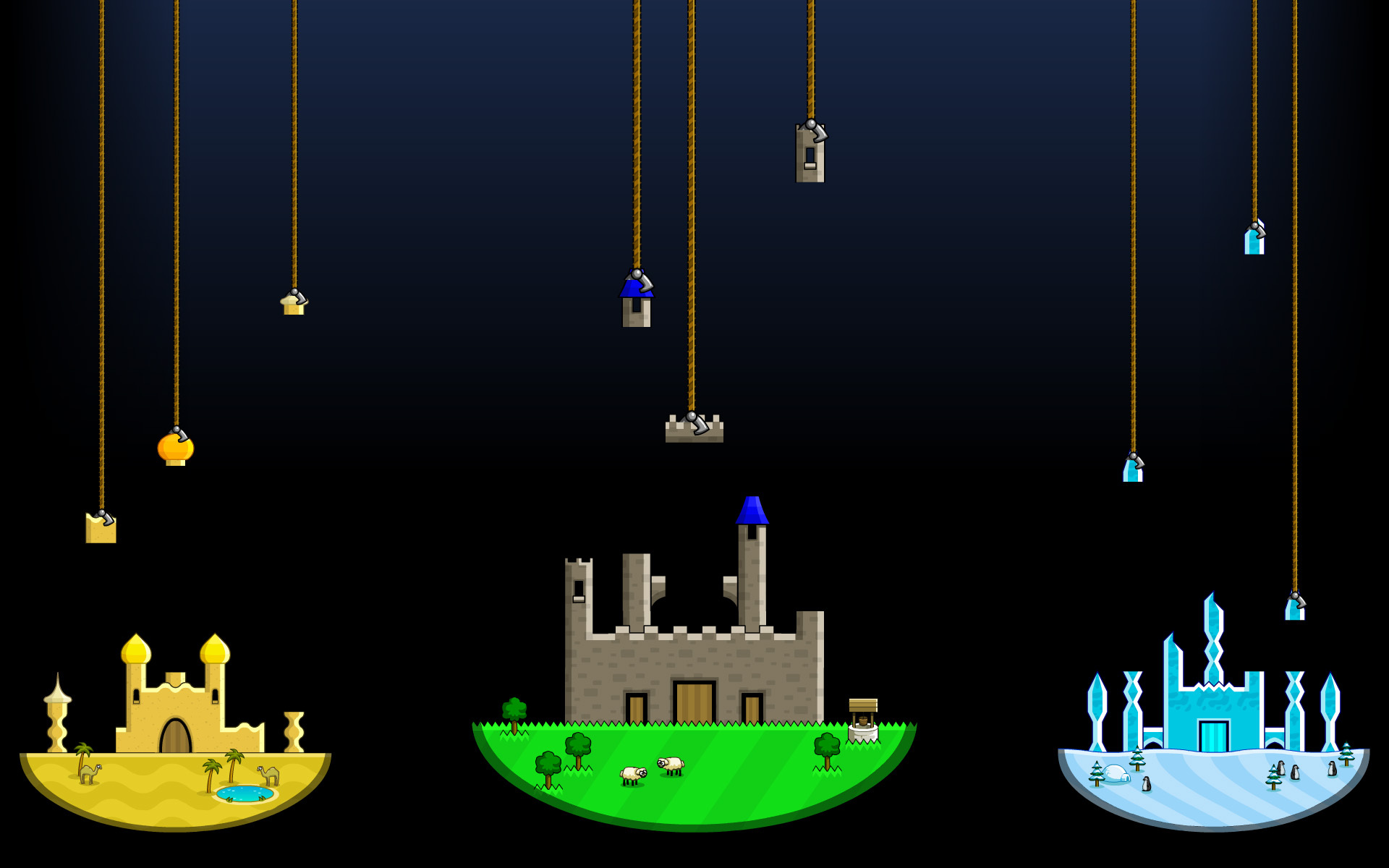 Video Game Castle HD Wallpaper