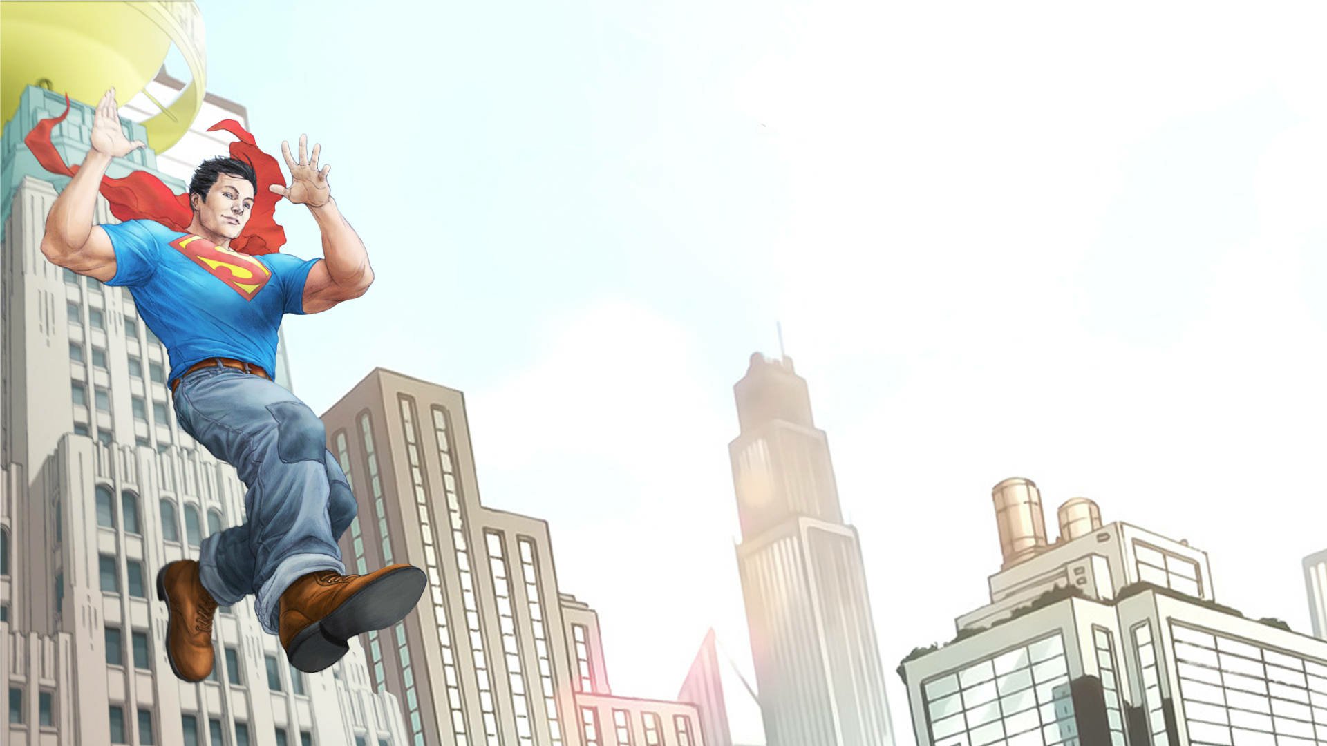 Download Comic Superman HD Wallpaper | 1920x1080 | Wallpaper Abyss