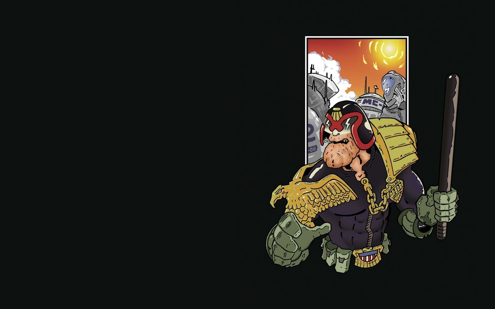 Download Comic Judge Dredd Wallpaper