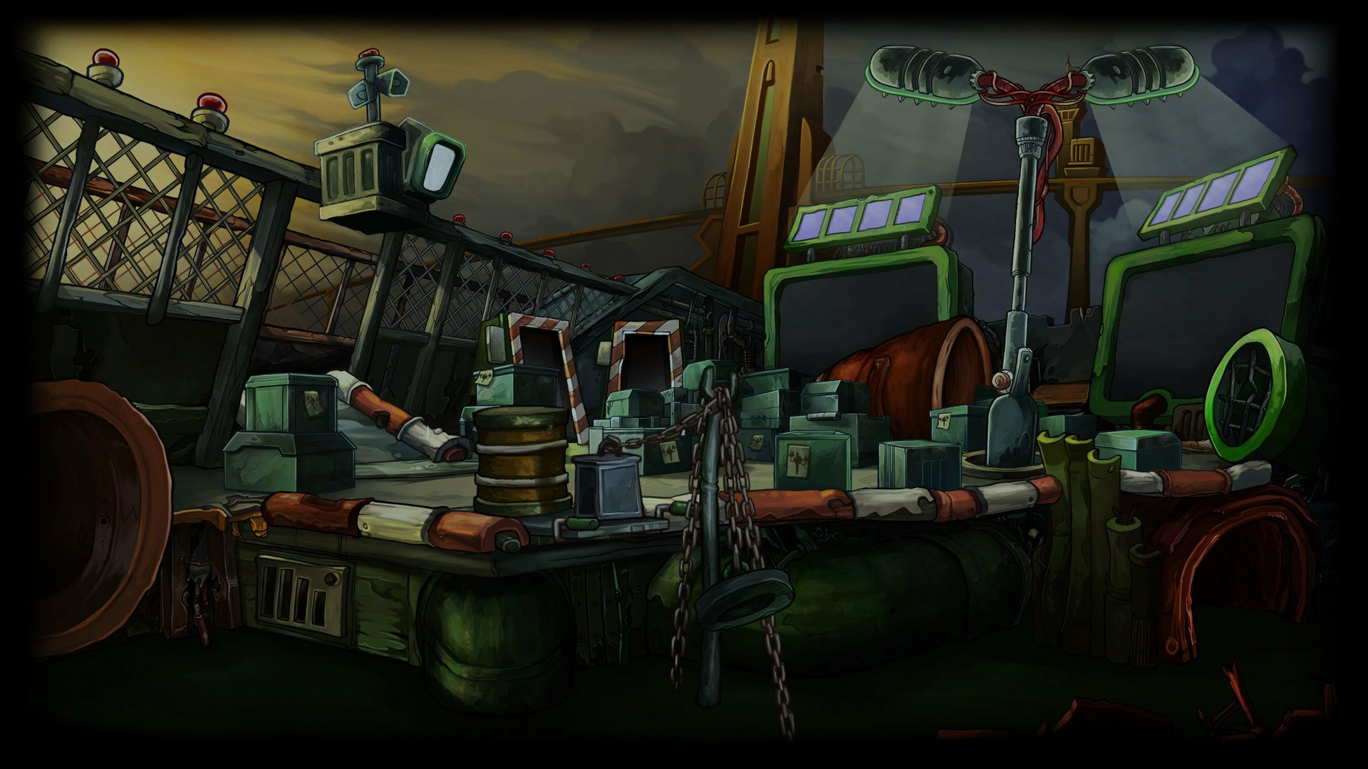 Download Video Game Goodbye Deponia HD Wallpaper