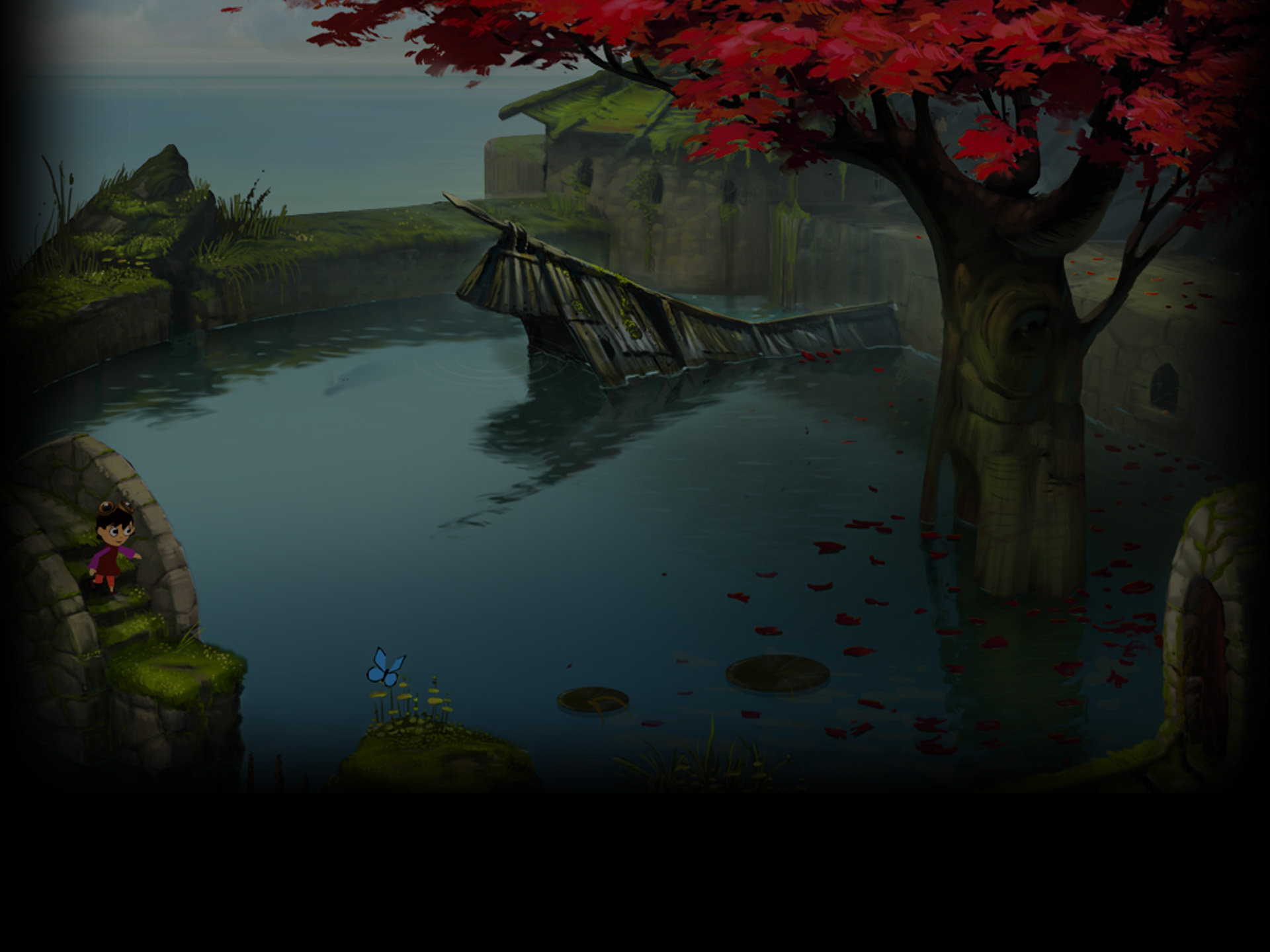 Video Game Lilly Looking Through HD Wallpaper