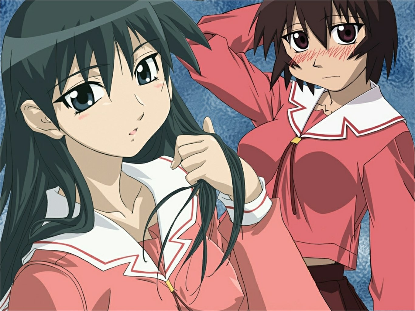 Azumanga Daioh HD Wallpaper — Serene Schoolgirls' Moment | 1366x1024 ...