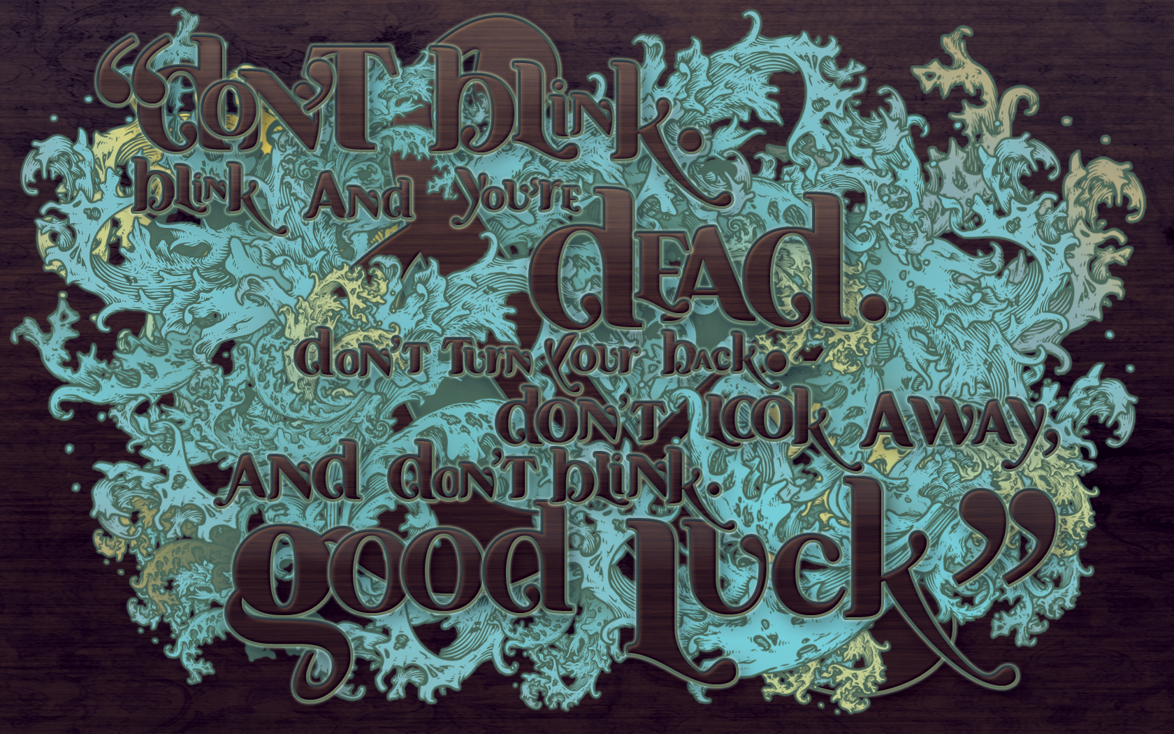 Download Artistic Typography Wallpaper