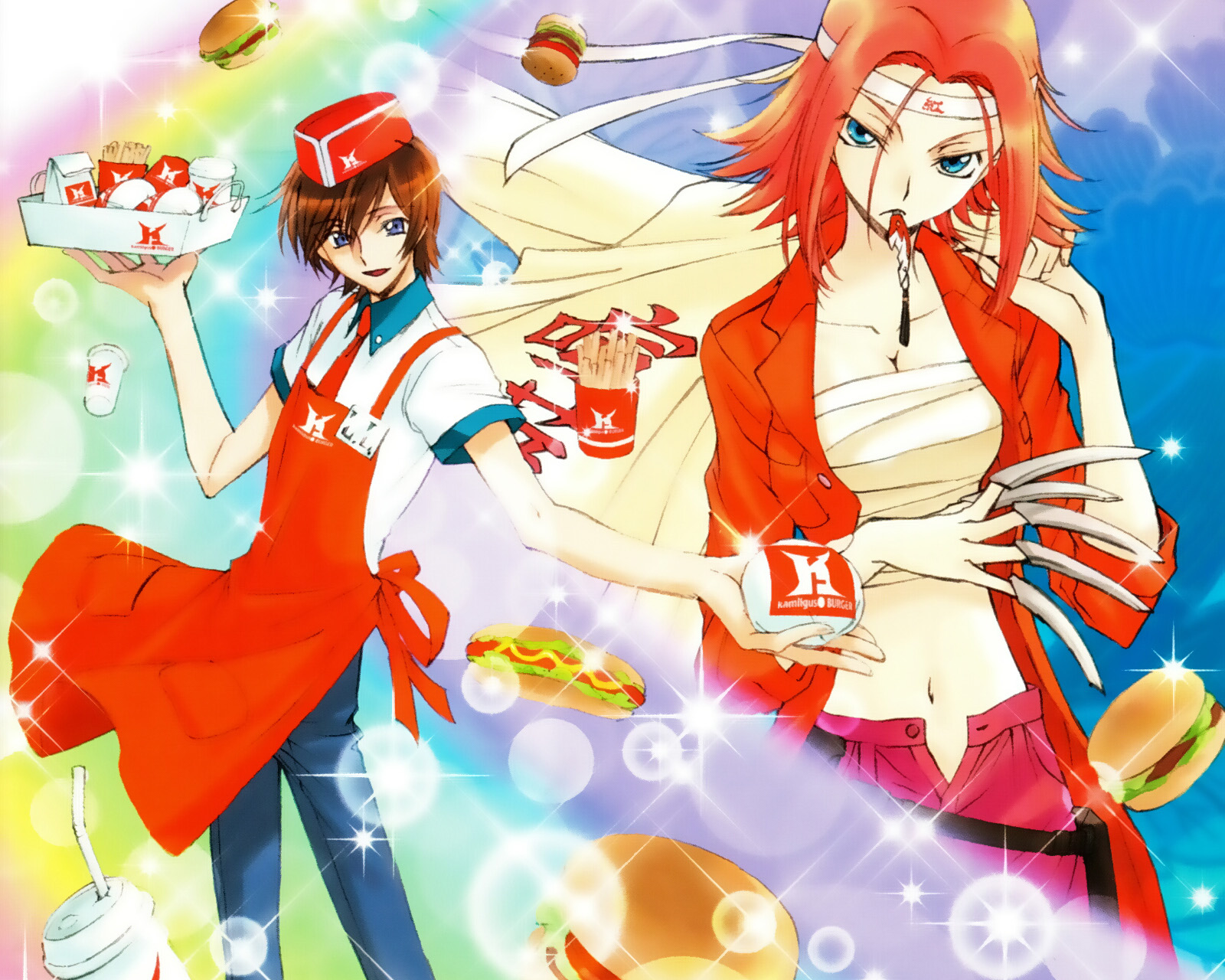 Download Lelouch Lamperouge Kallen Kōzuki Anime Code Geass Wallpaper